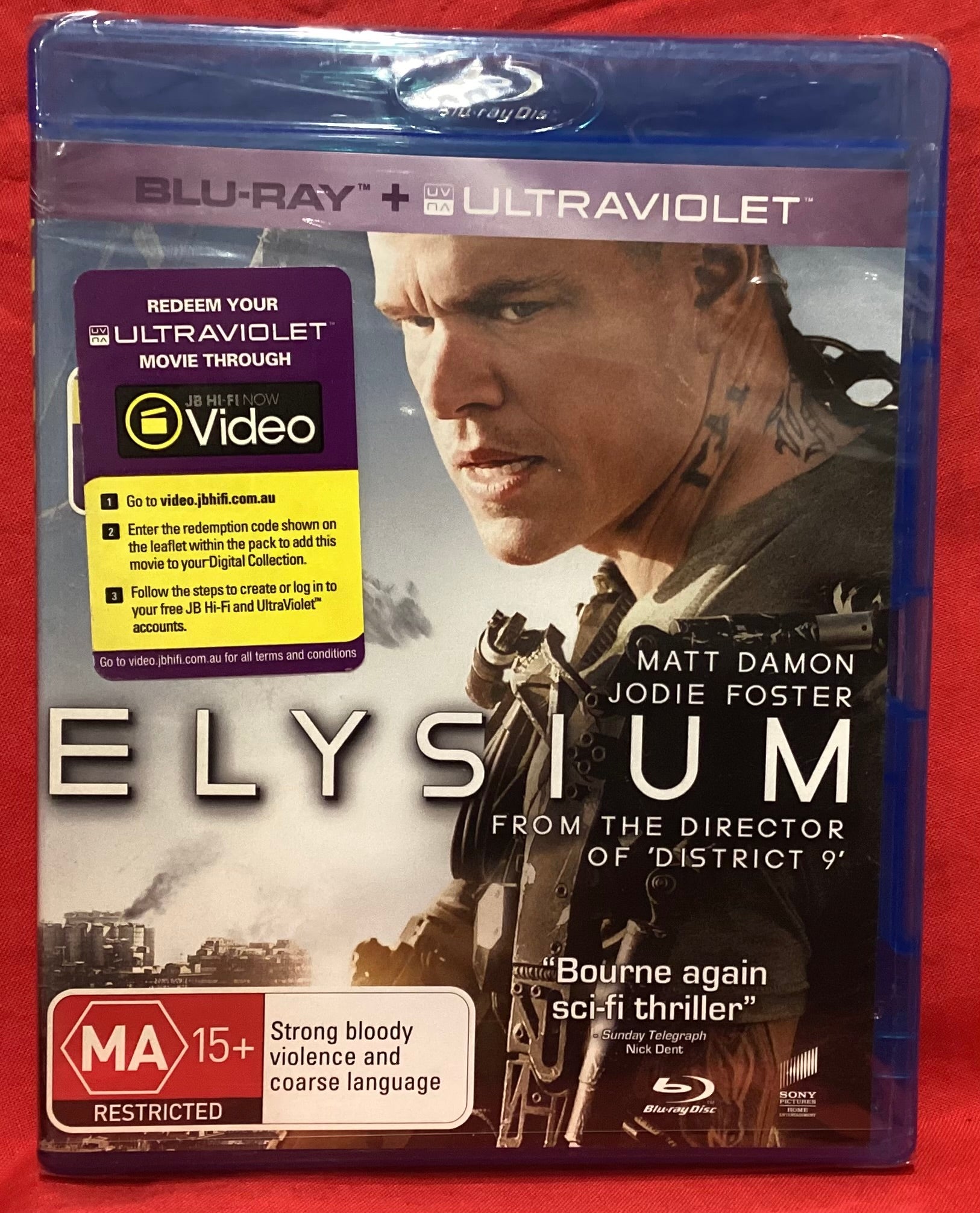 ELYSIUM - BLU RAY (NEW/ SEALED) – Dixon Recycled Records