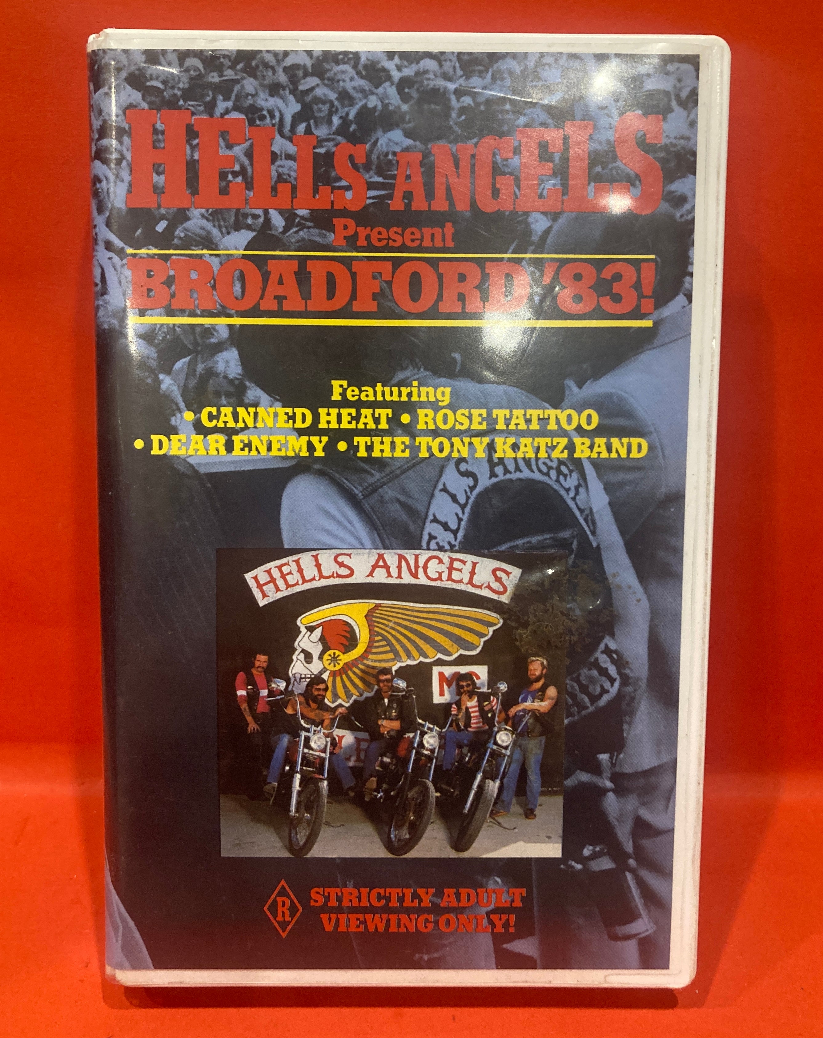 HELLS ANGELS PRESENT - BROADFORD '83! - VHS VIDEO - ULTRA RARE AUSSIE – dixonrecycled