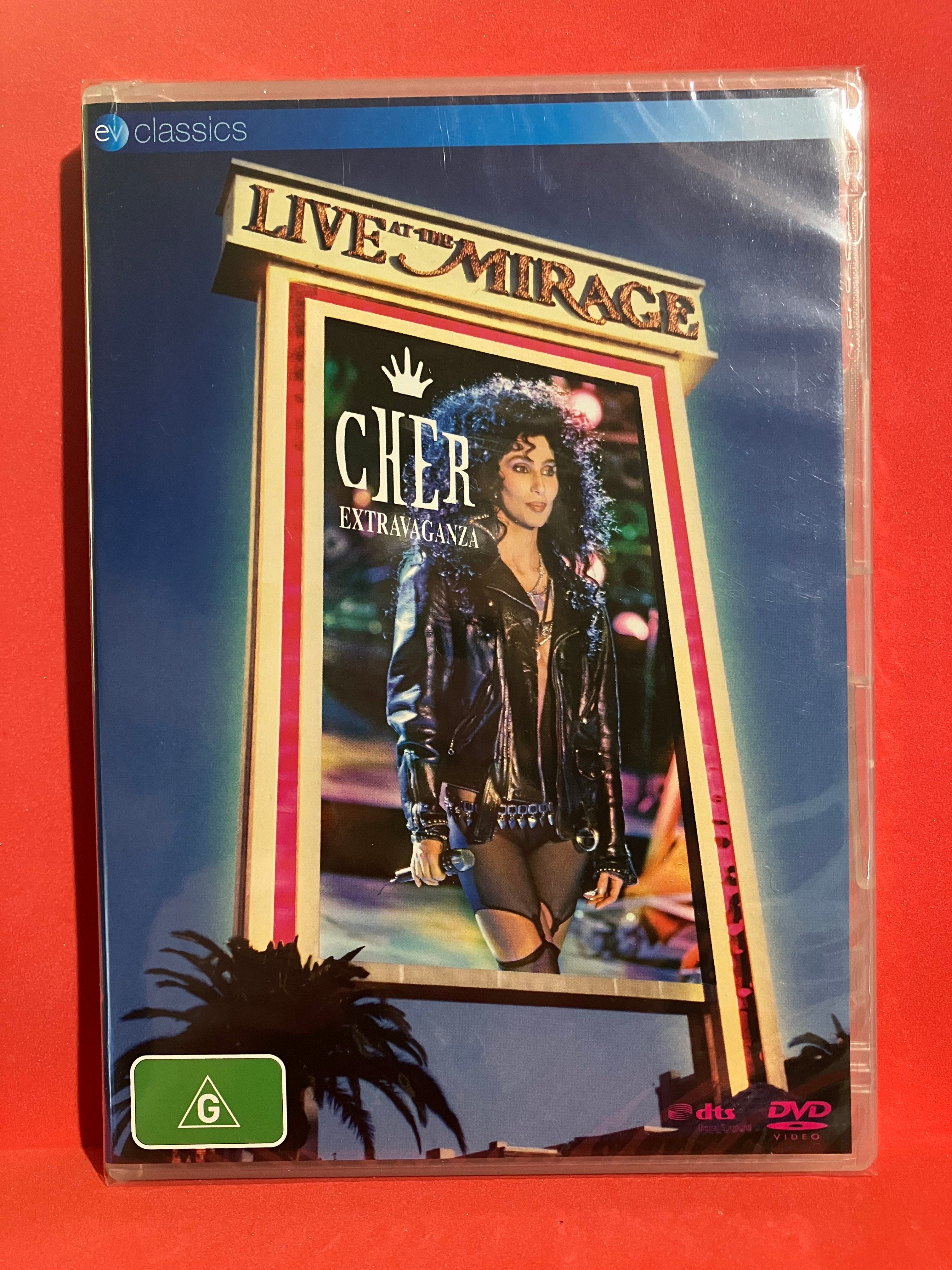 CHER - LIVE AT THE MIRAGE - DVD (SEALED) – Dixon Recycled Records