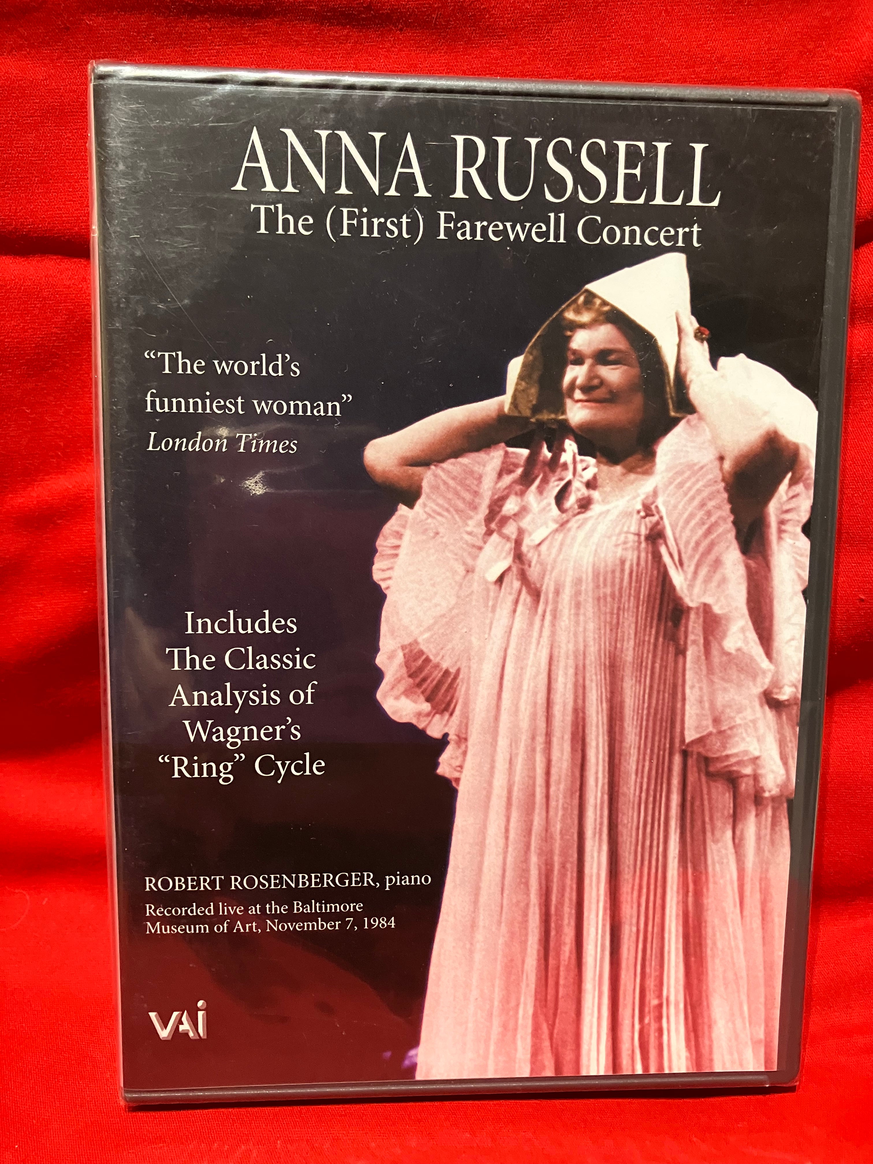 ANNA RUSSELL - THE (FIRST) FAREWELL CONCERT - DVD (SEALED) – dixonrecycled