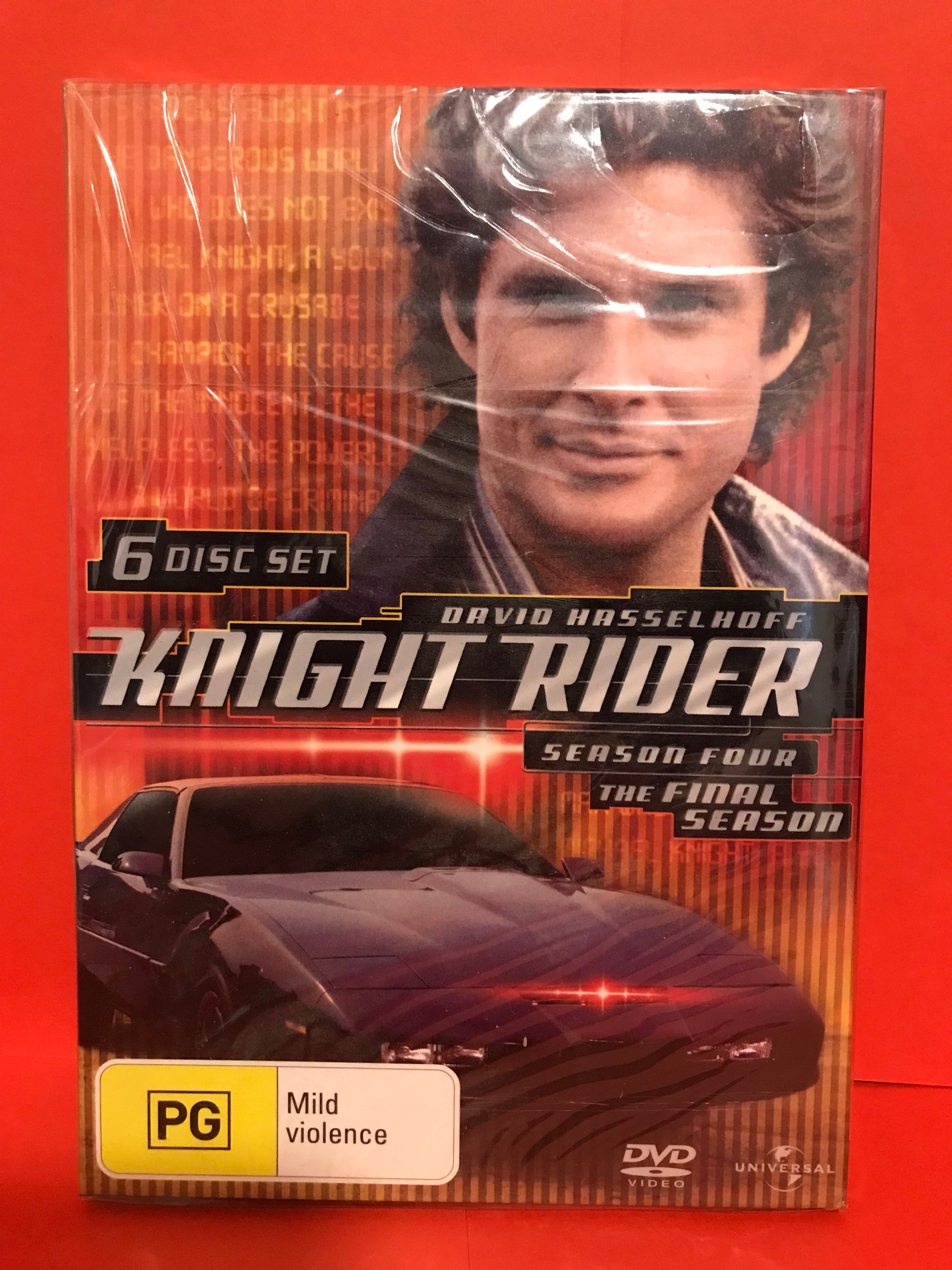 KNIGHT RIDER - SEASON FOUR - 6 DVD DISCS (SEALED) – dixonrecycled