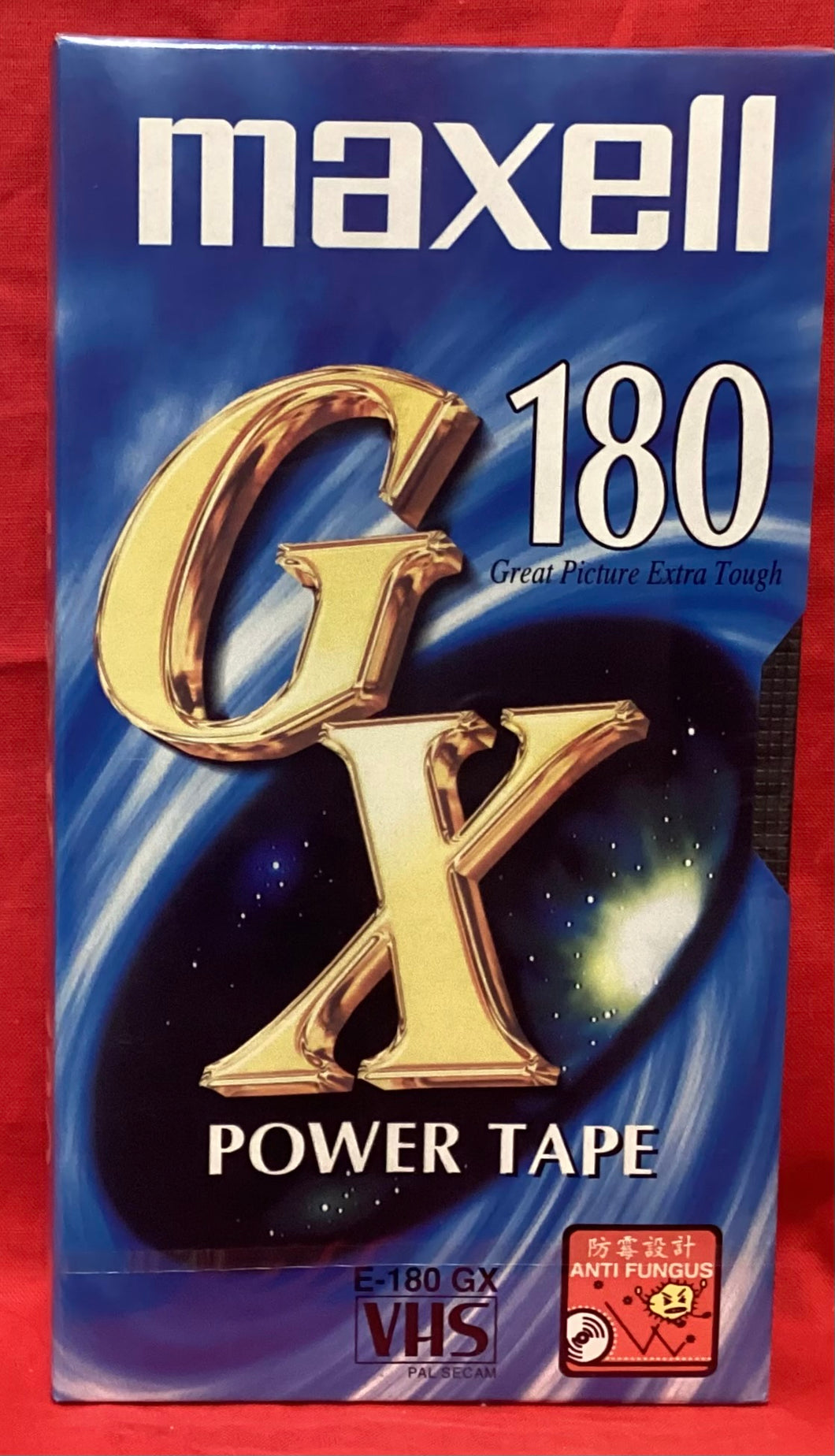 MAXELL GX 180 - BLANK VHS (NEW/ SEALED) – Dixon Recycled Records