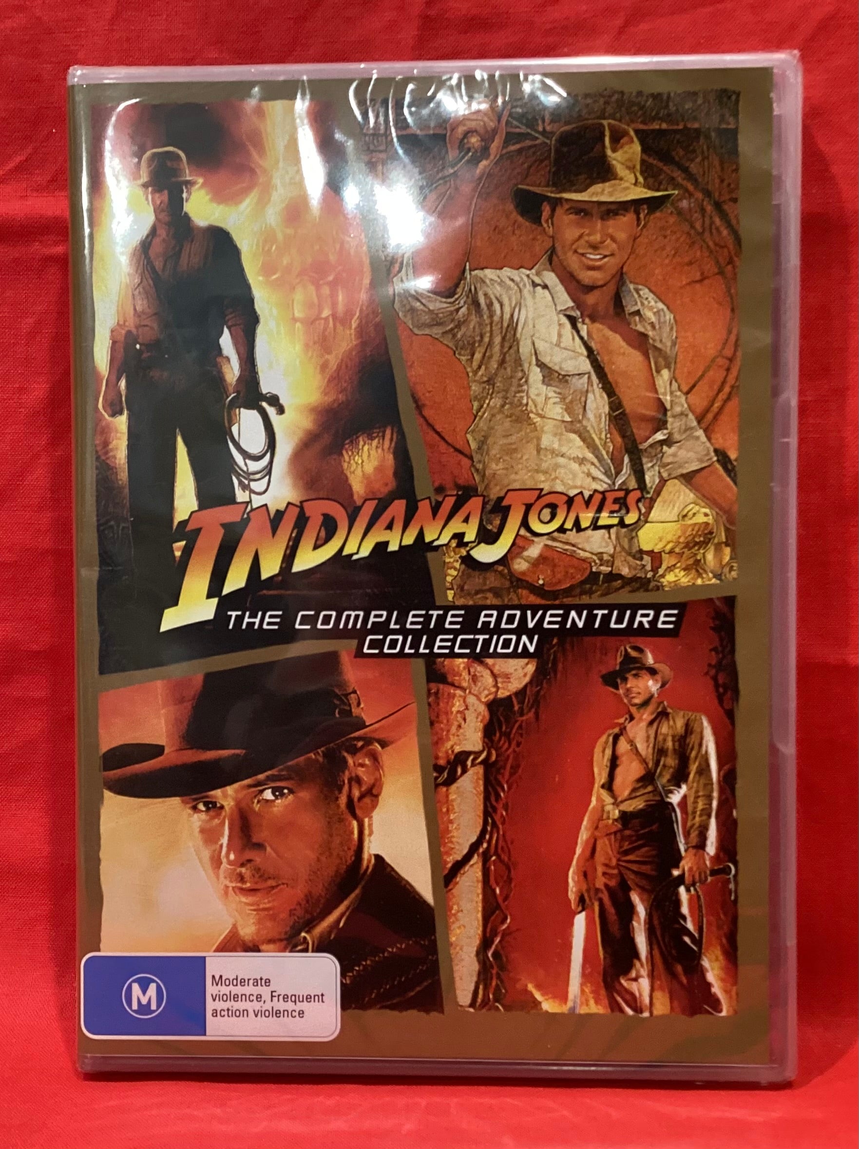 INDIANA JONES - THE COMPLETE ADVENTURE COLLECTION - ALL 4 FILMS - DVD ...