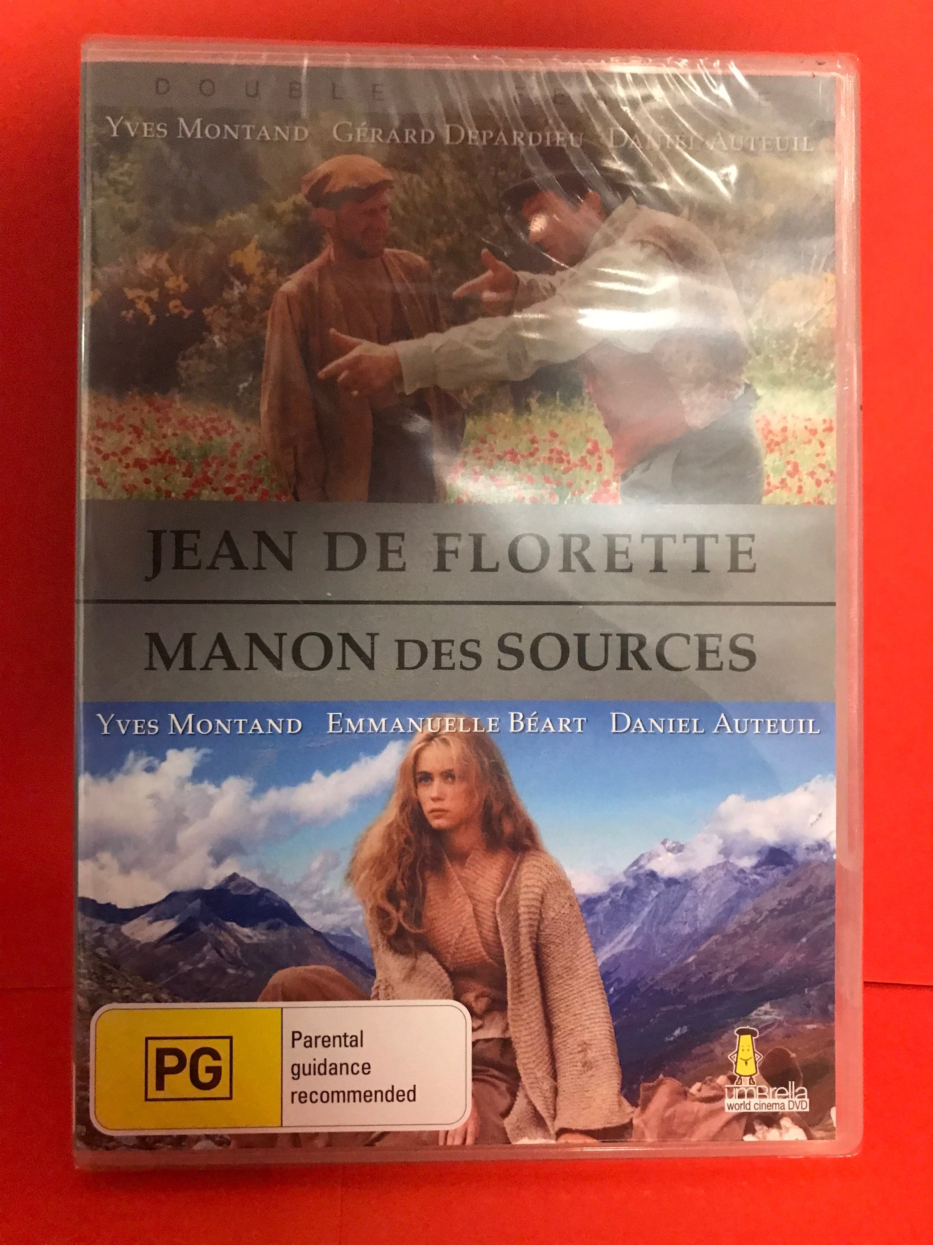JEAN DE FLORETTE - MANON DES SOURCES - 2 DVD DISCS (SEALED) – Dixon ...