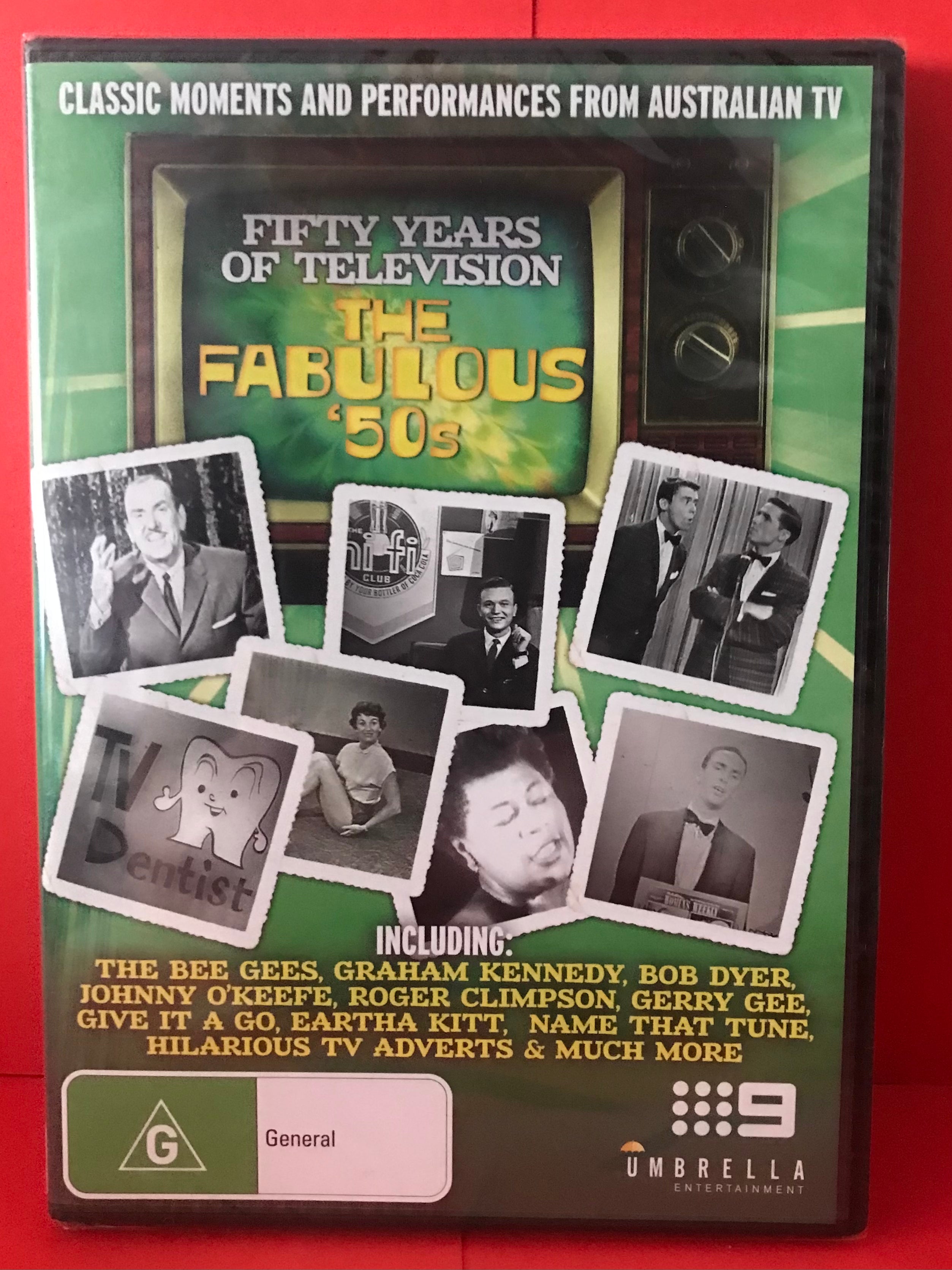 FABULOUS '50S, THE - FIFTY YEARS OF TELEVISION - DVD (SEALED) – dixonrecycled