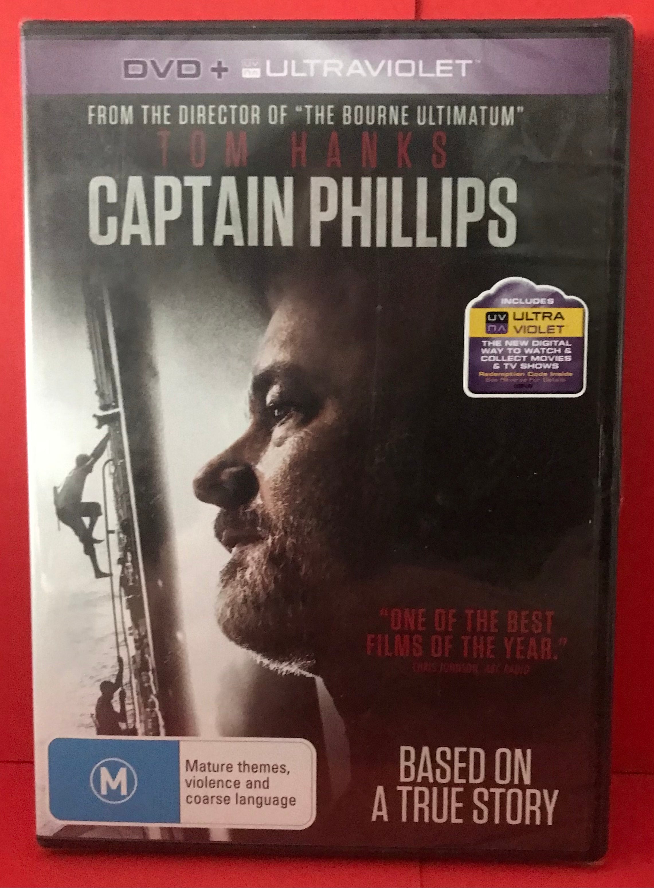 CAPTAIN PHILLIPS - DVD & ULTRAVIOLET (SEALED) – dixonrecycled