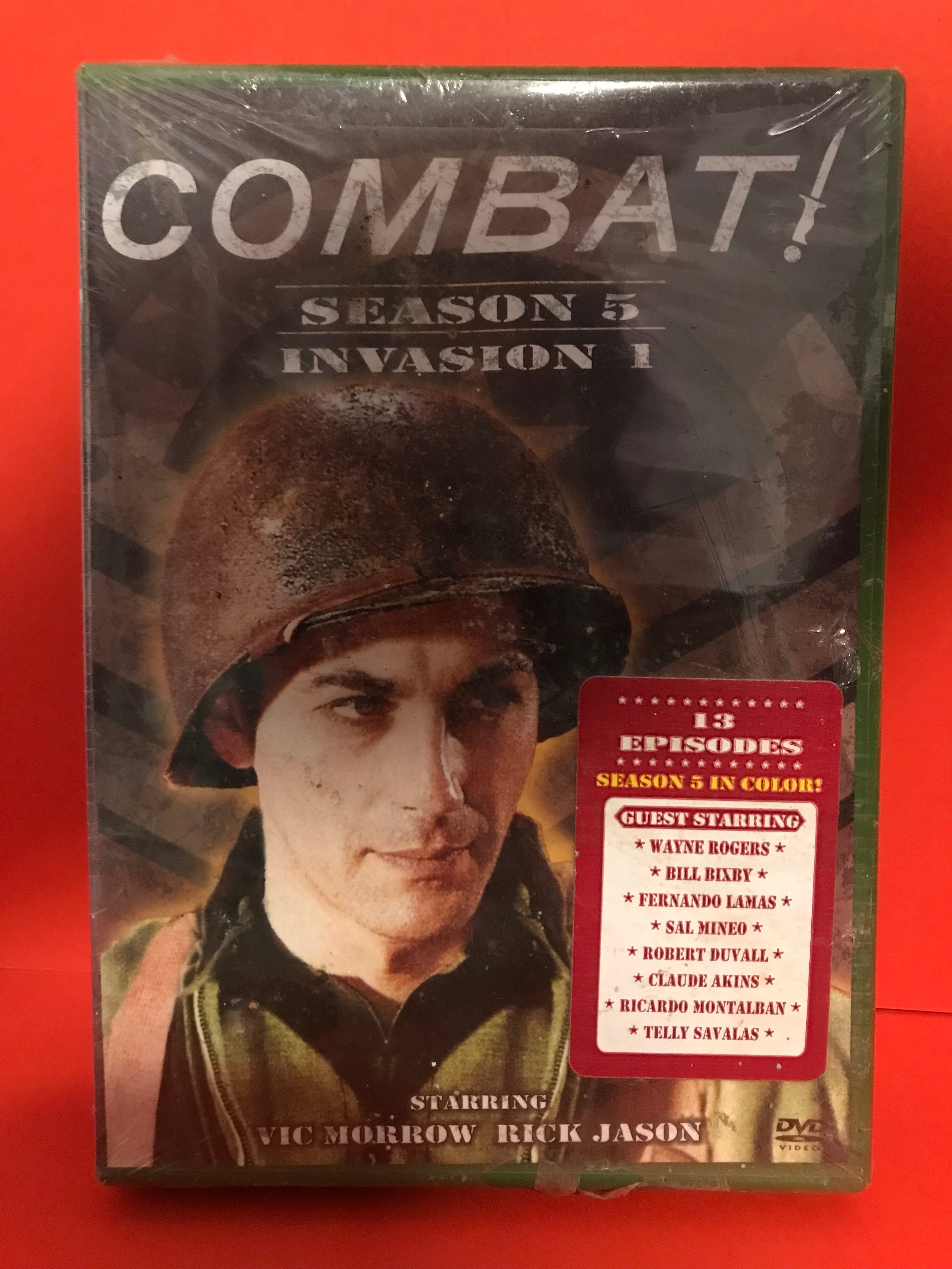 COMBAT! - SEASON FIVE - INVASION 1 - 4 DVD DISCS (SEALED) – Dixon ...