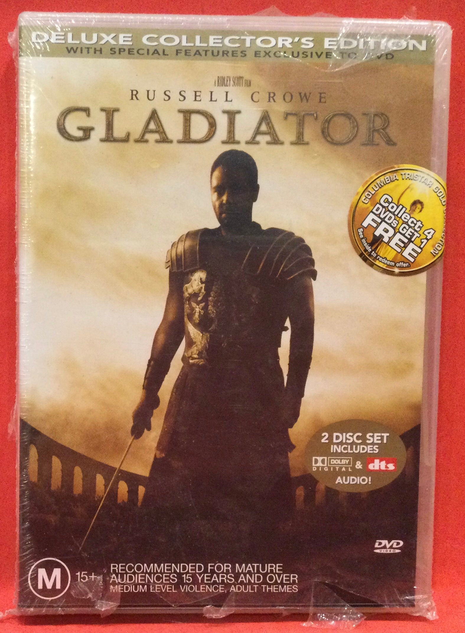 GLADIATOR - DVD (NEW/ SEALED) – dixonrecycled