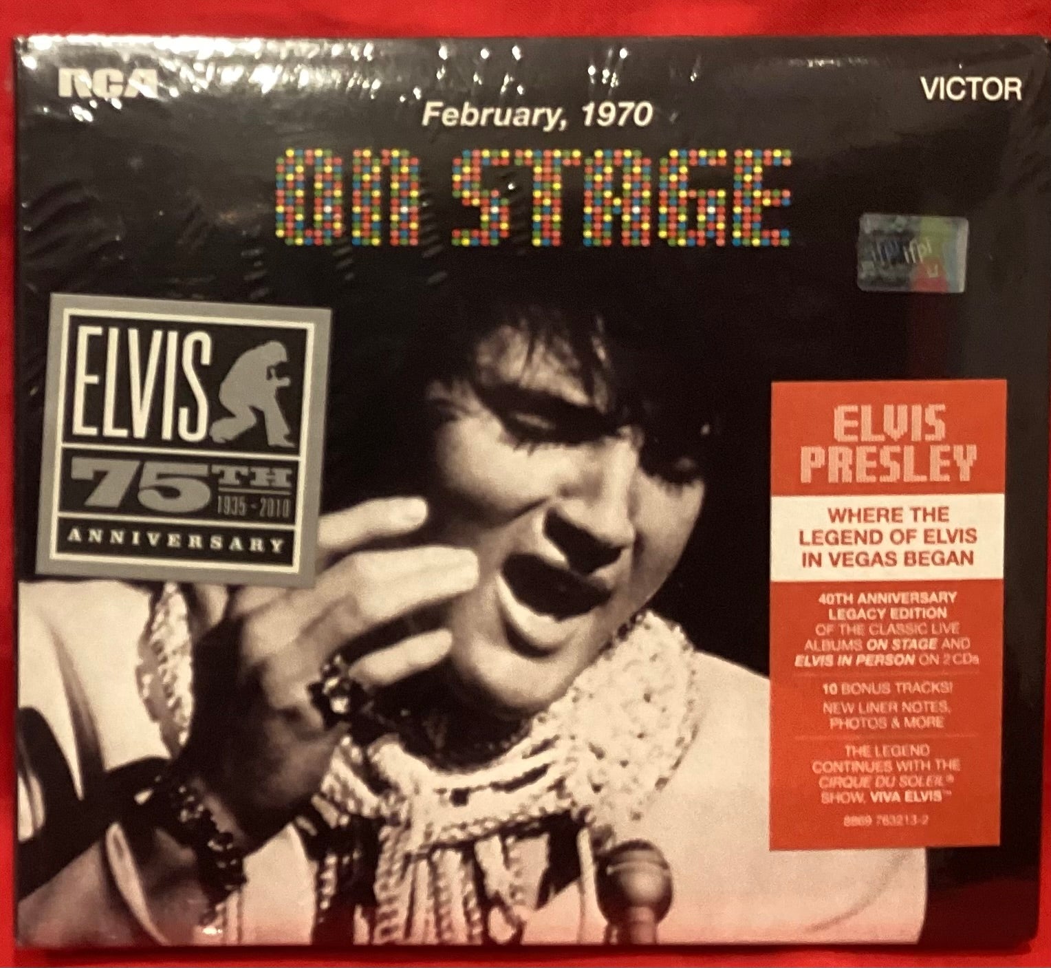 ELVIS PRESLEY - ON STAGE - 2 DISC - CD (NEW/ SEALED) – Dixon Recycled ...