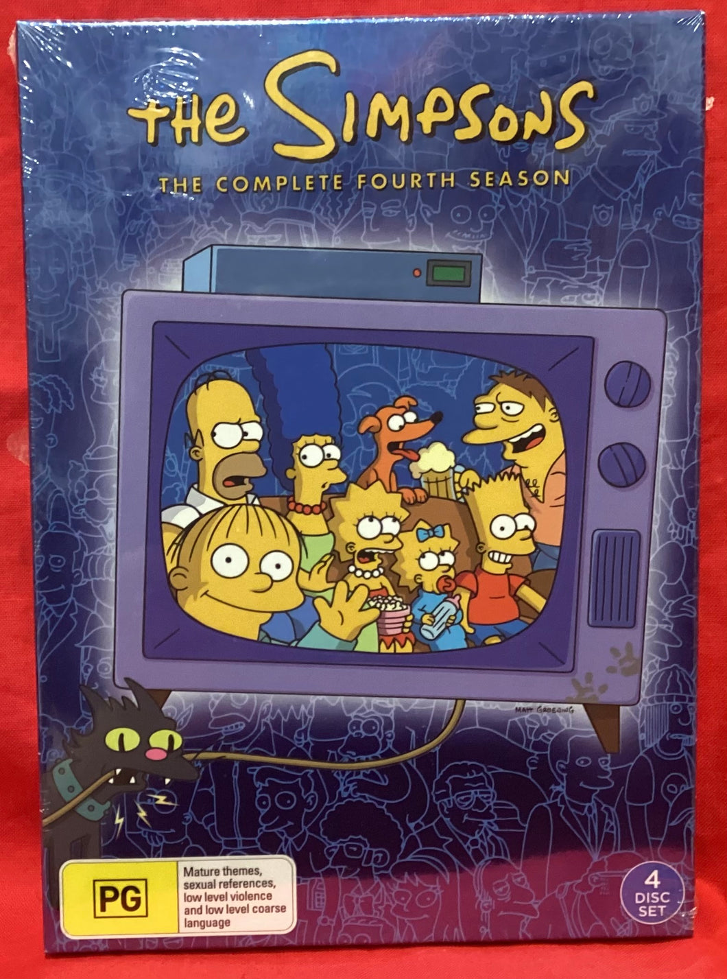 THE SIMPSONS - COMPLETE FOURTH SEASON - 4 DISCS - DVD (NEW/ SEALED ...
