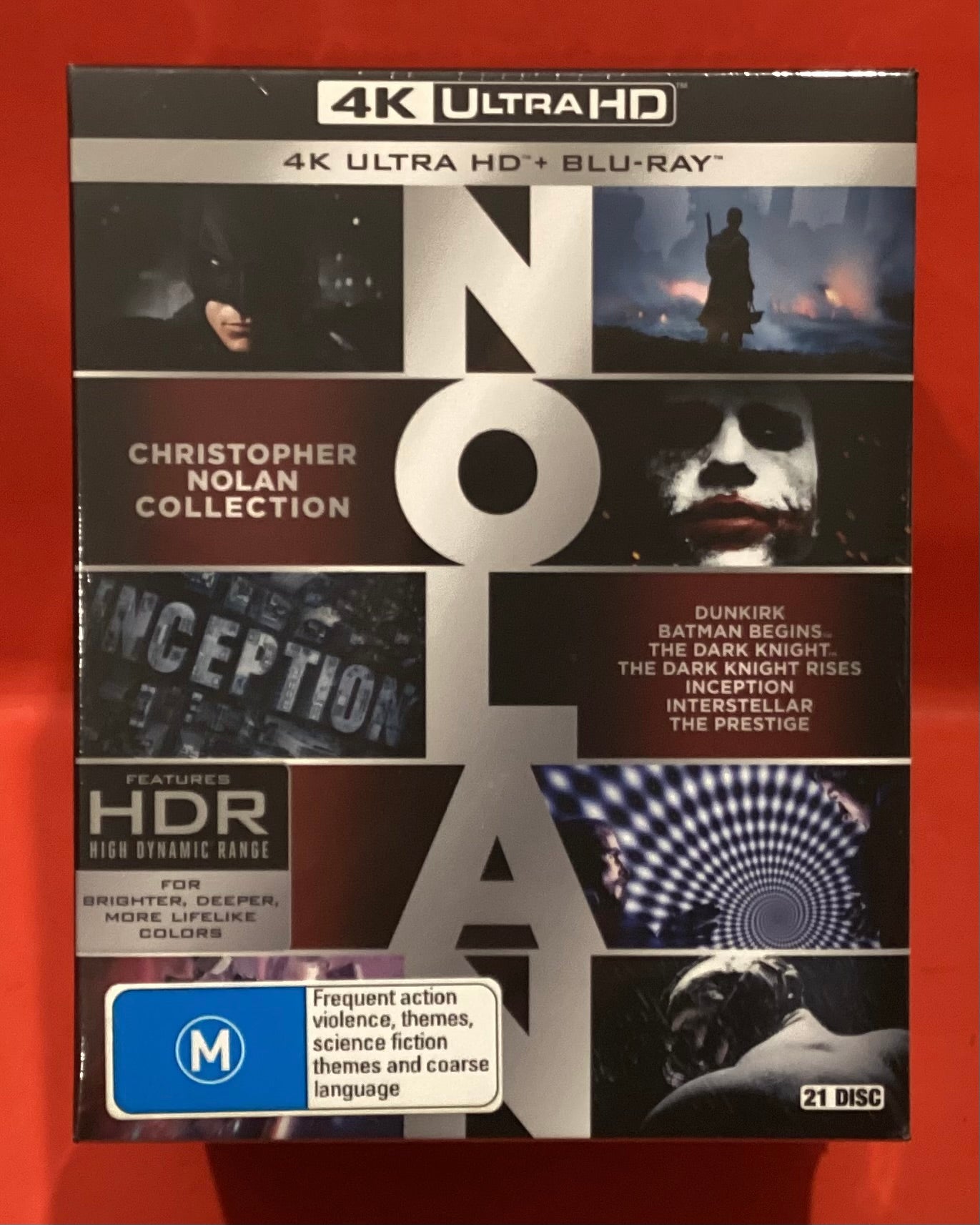 NOLAN - CHRISTOPHER NOLAN COLLECTION - 4K ULTRA HD & BLU-RAY - 21 DISC ...