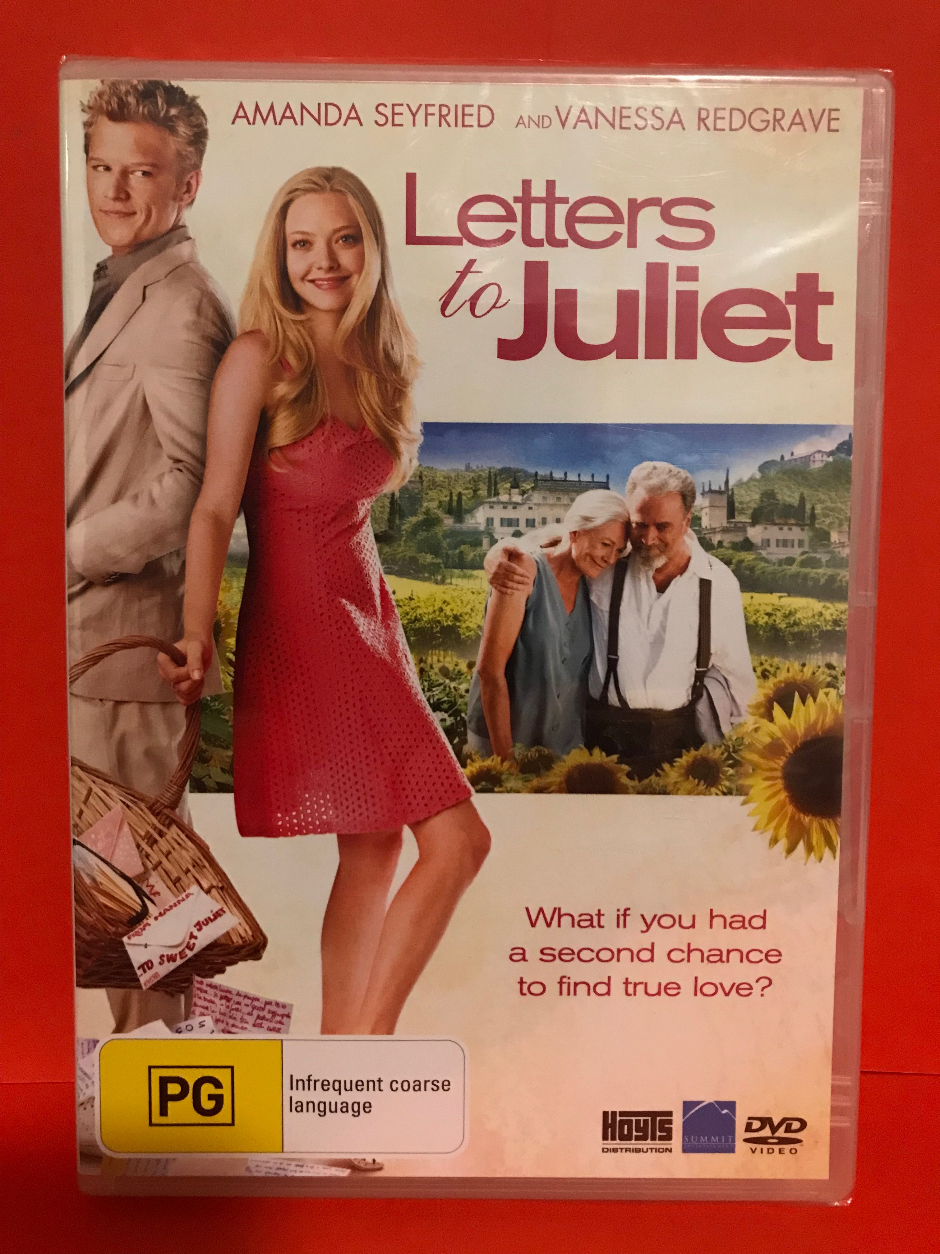 LETTERS TO JULIET - DVD (SEALED) – dixonrecycled