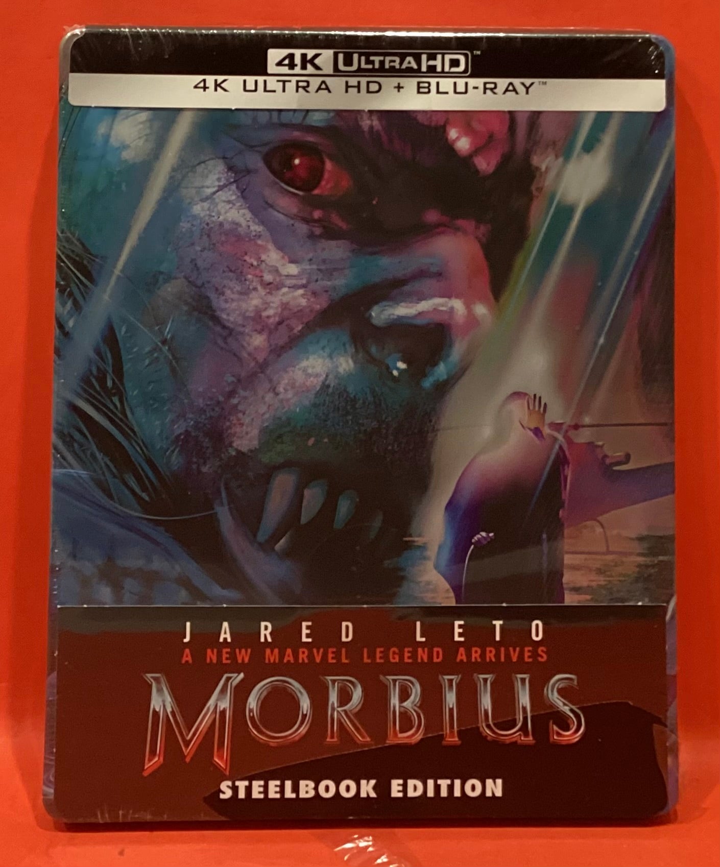 MORBIUS - 4K ULTRA HD & BLU-RAY - LTD EDITION STEELBOOK (NEW/ SEALED ...