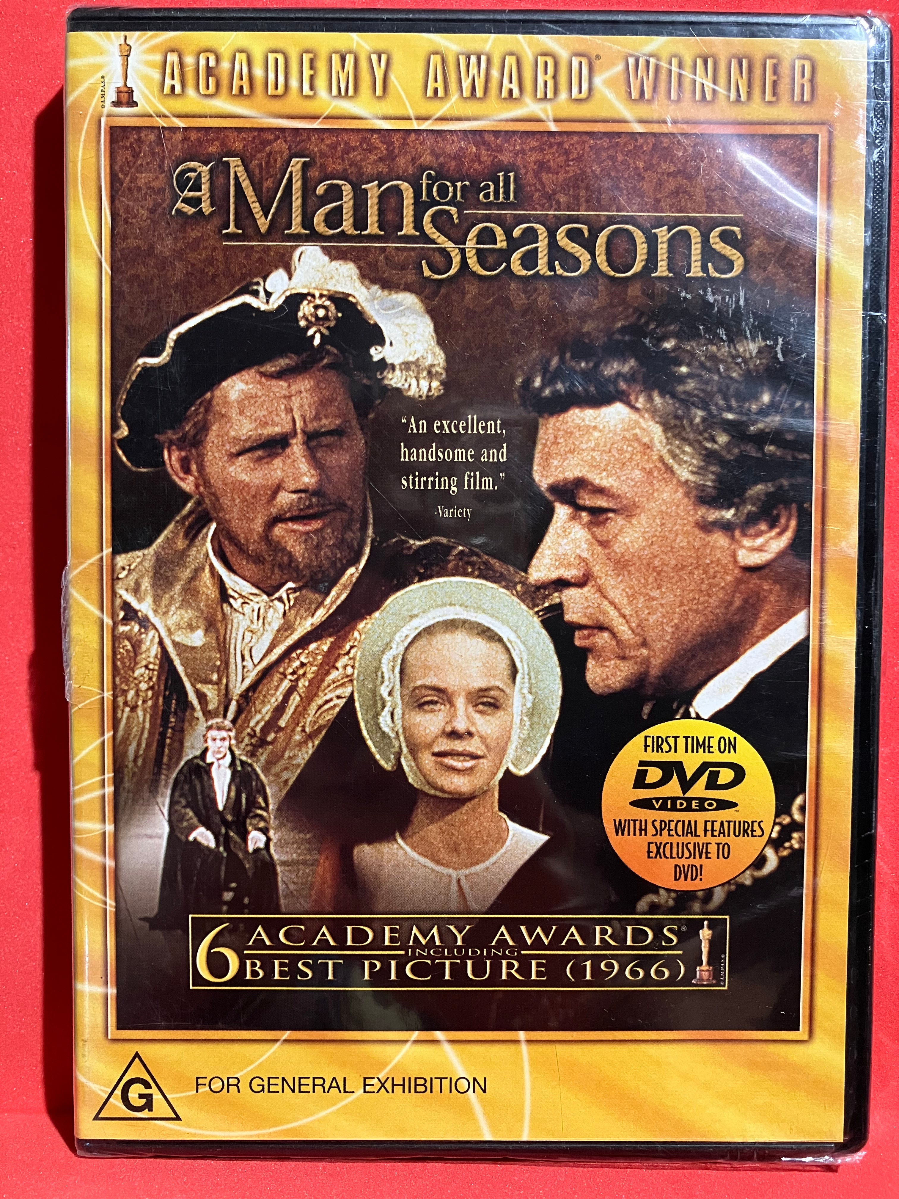 A MAN FOR ALL SEASONS - DVD (SEALED) – Dixon Recycled Records