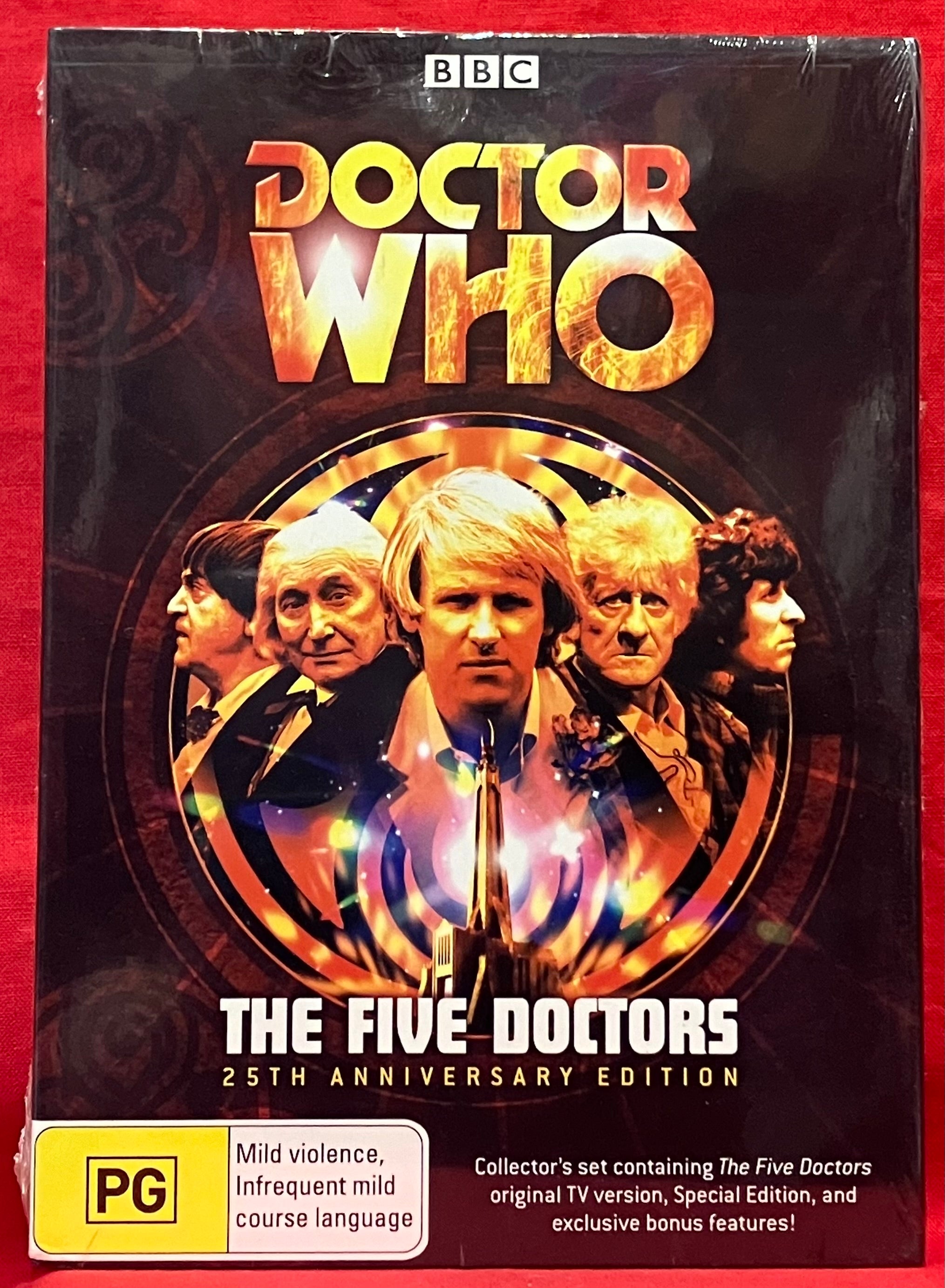 DOCTOR WHO - THE FIVE DOCTORS 25th ANNIVERSARY EDITION - DVD (NEW / SE ...