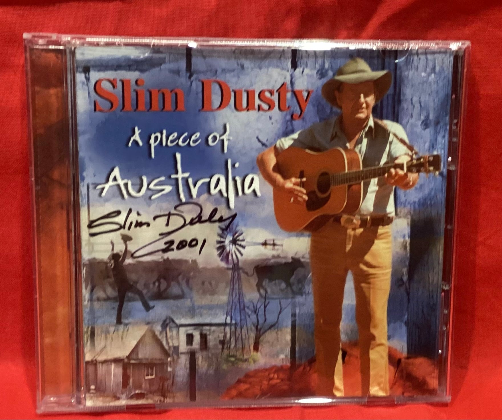 SLIM DUSTY - A PIECE OF AUSTRALIA CD - AUTOGRAPHED – Dixon Recycled Records
