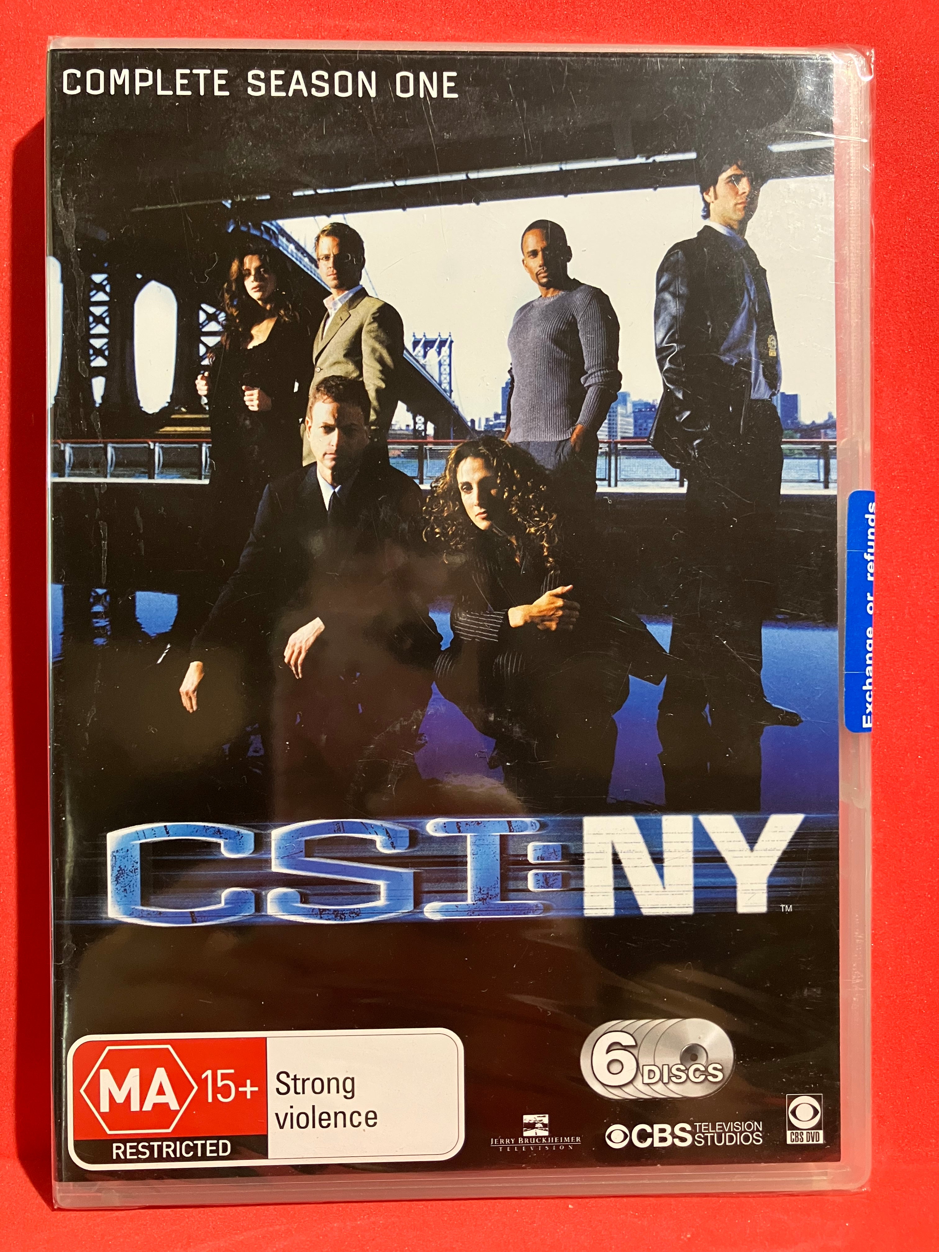 CSI:NY SEASON 1 DVD (SEALED) – dixonrecycled