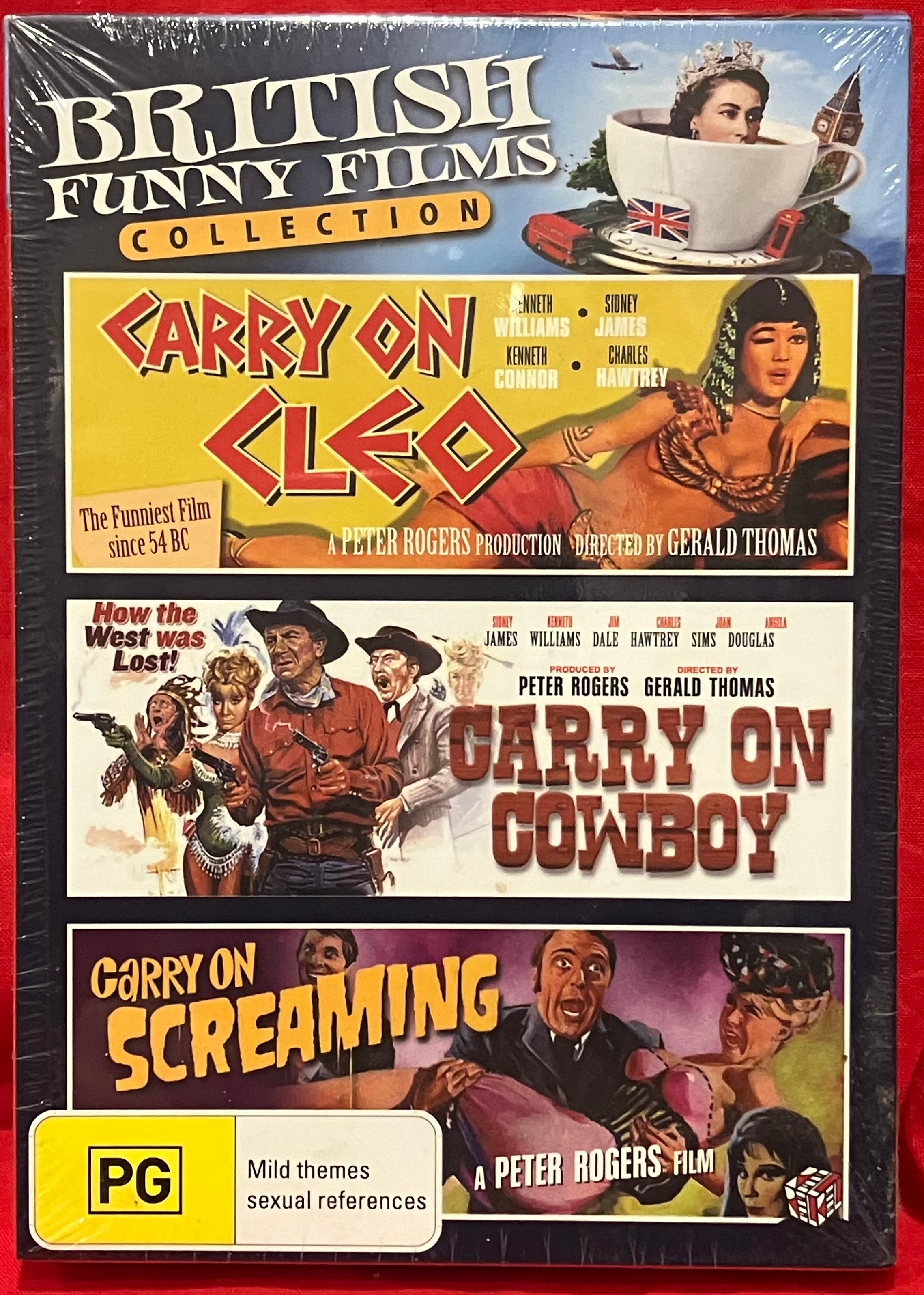 CARRY ON COLLECTIONS - 3 FILMS - DVD (NEW / SEALED) – Dixon Recycled ...