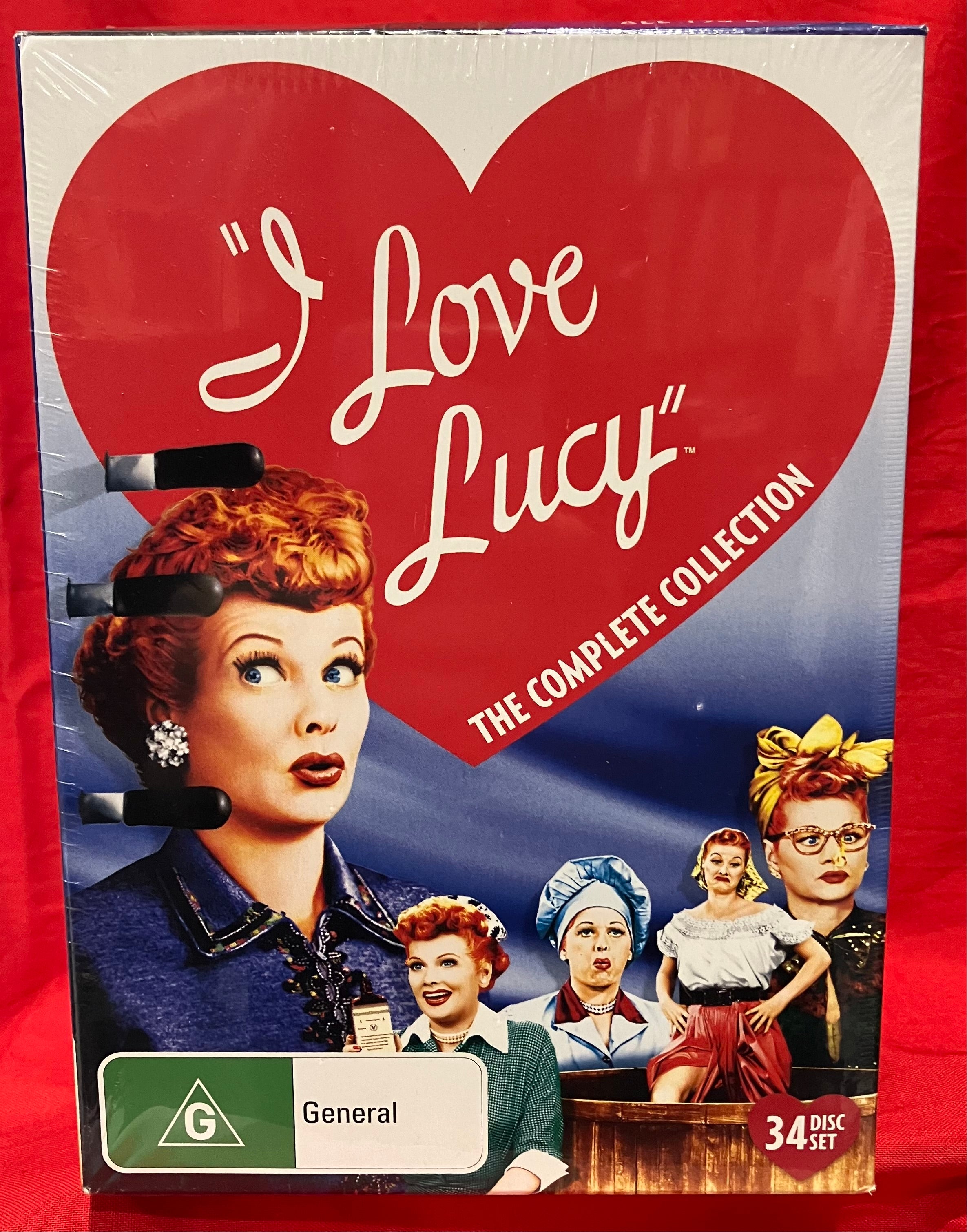 I LOVE LUCY - COMPLETE SERIES - 34 DISCS - DVD (NEW/ SEALED) – Dixon ...