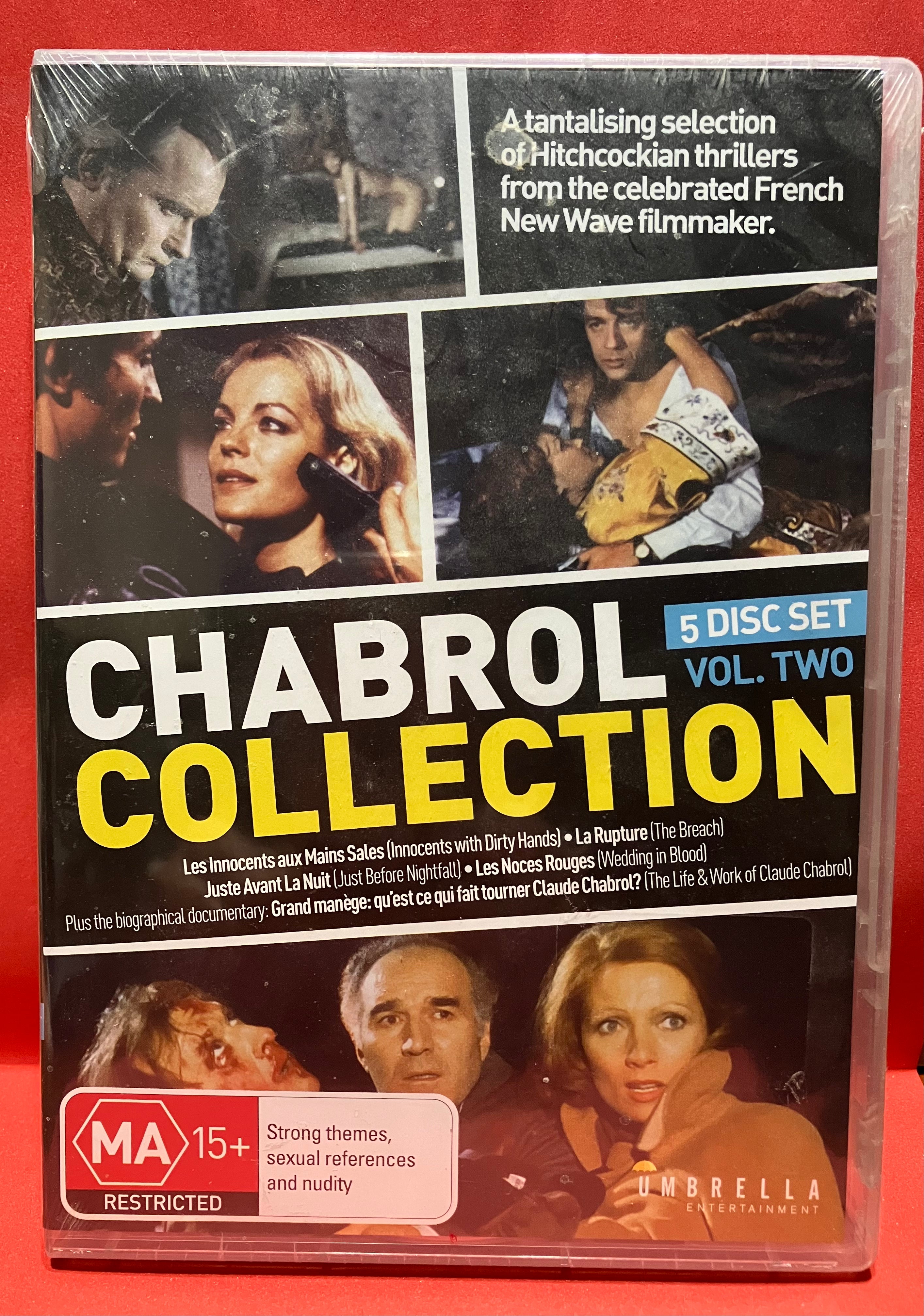 CHABROL COLLECTION VOLUME 2 - 5 DVD SET (SEALED) – dixonrecycled