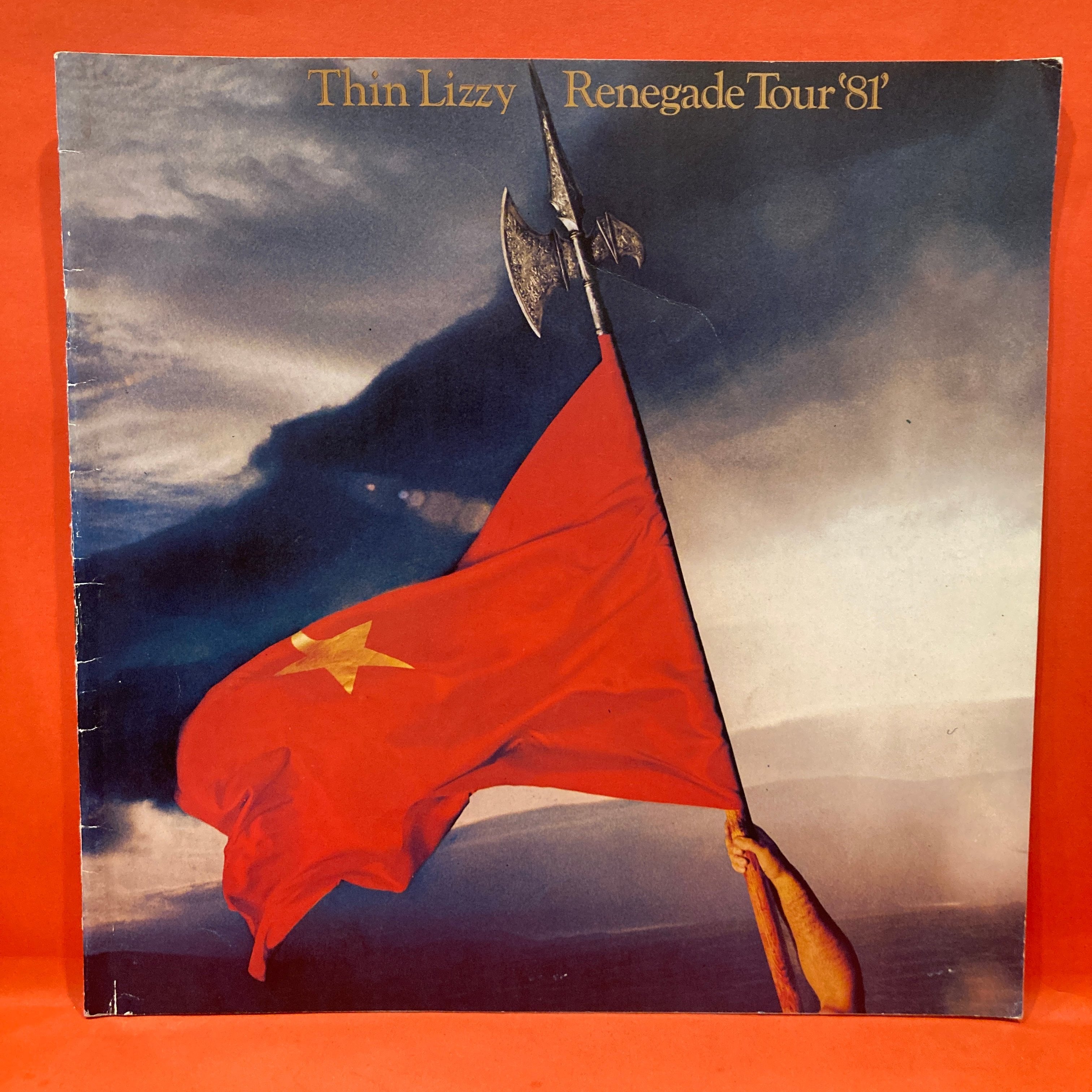 THIN LIZZY - RENEGADE TOUR 1981 - PROGRAM - RARE – Dixon Recycled Records