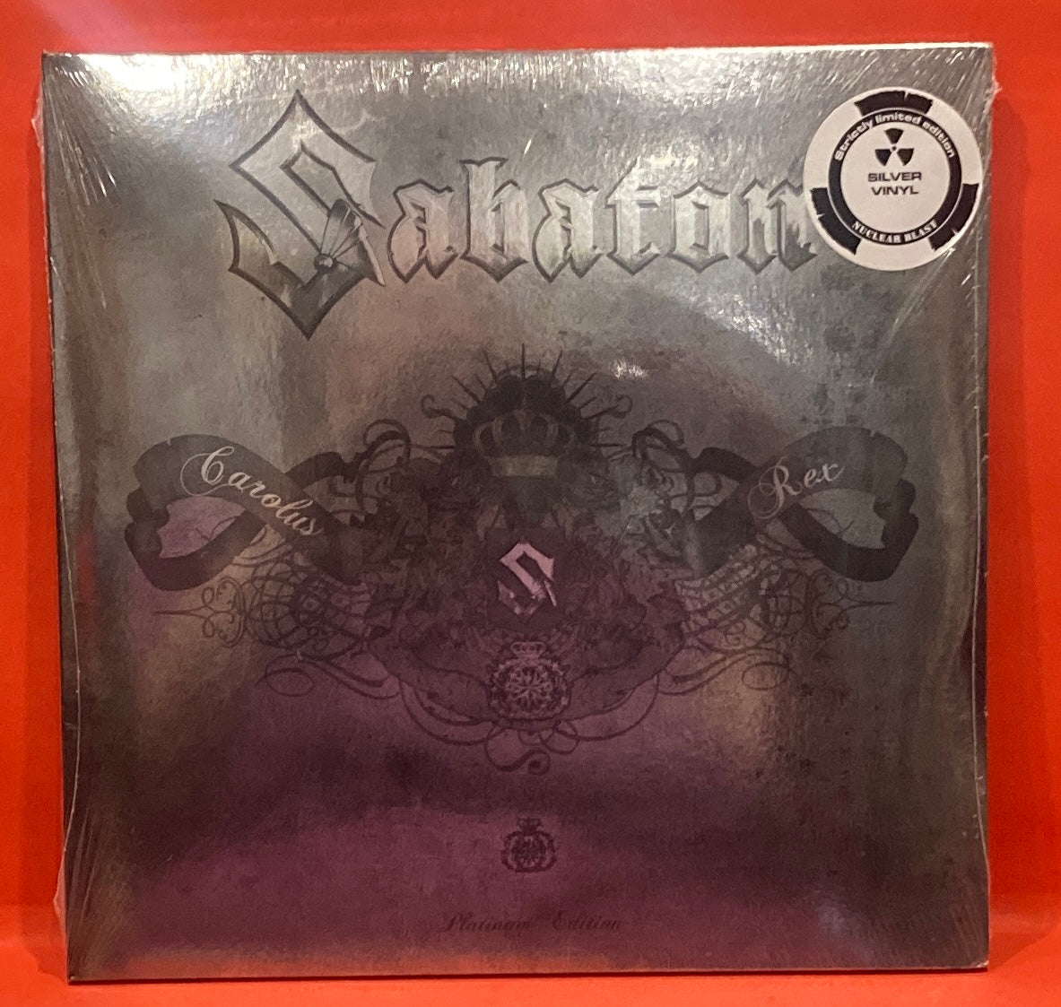 SABATON - CAROLUS REX LP - SILVER VINYL – Dixon Recycled Records