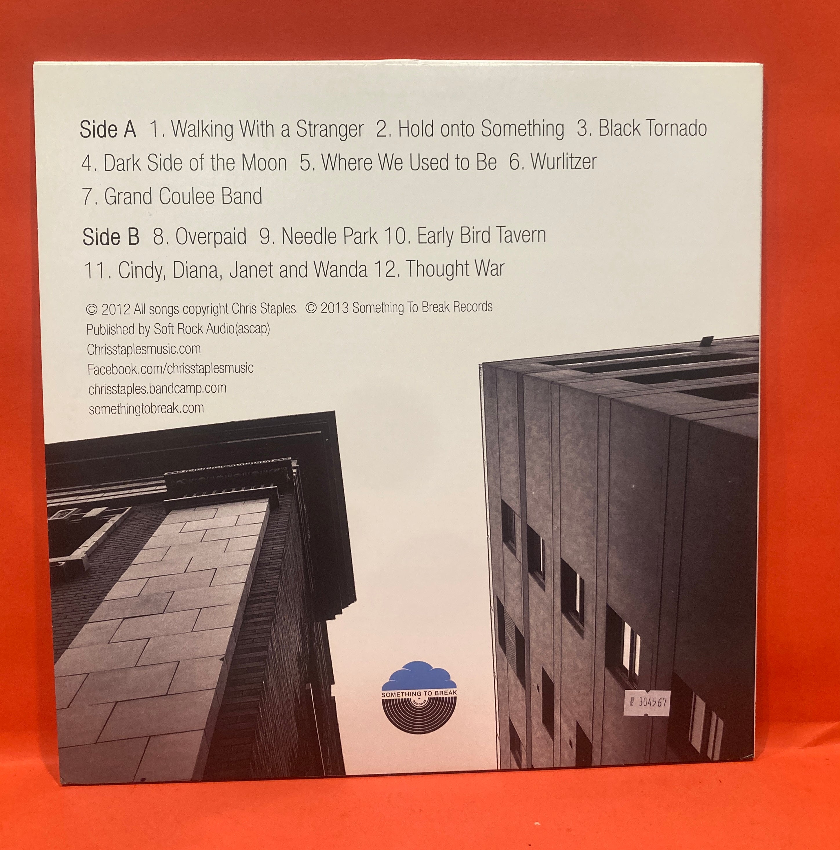 CHRIS STAPLES - AMERICAN SOFT LP - CLEAR w' BLUE & WHITE SPLATTER VINY ...