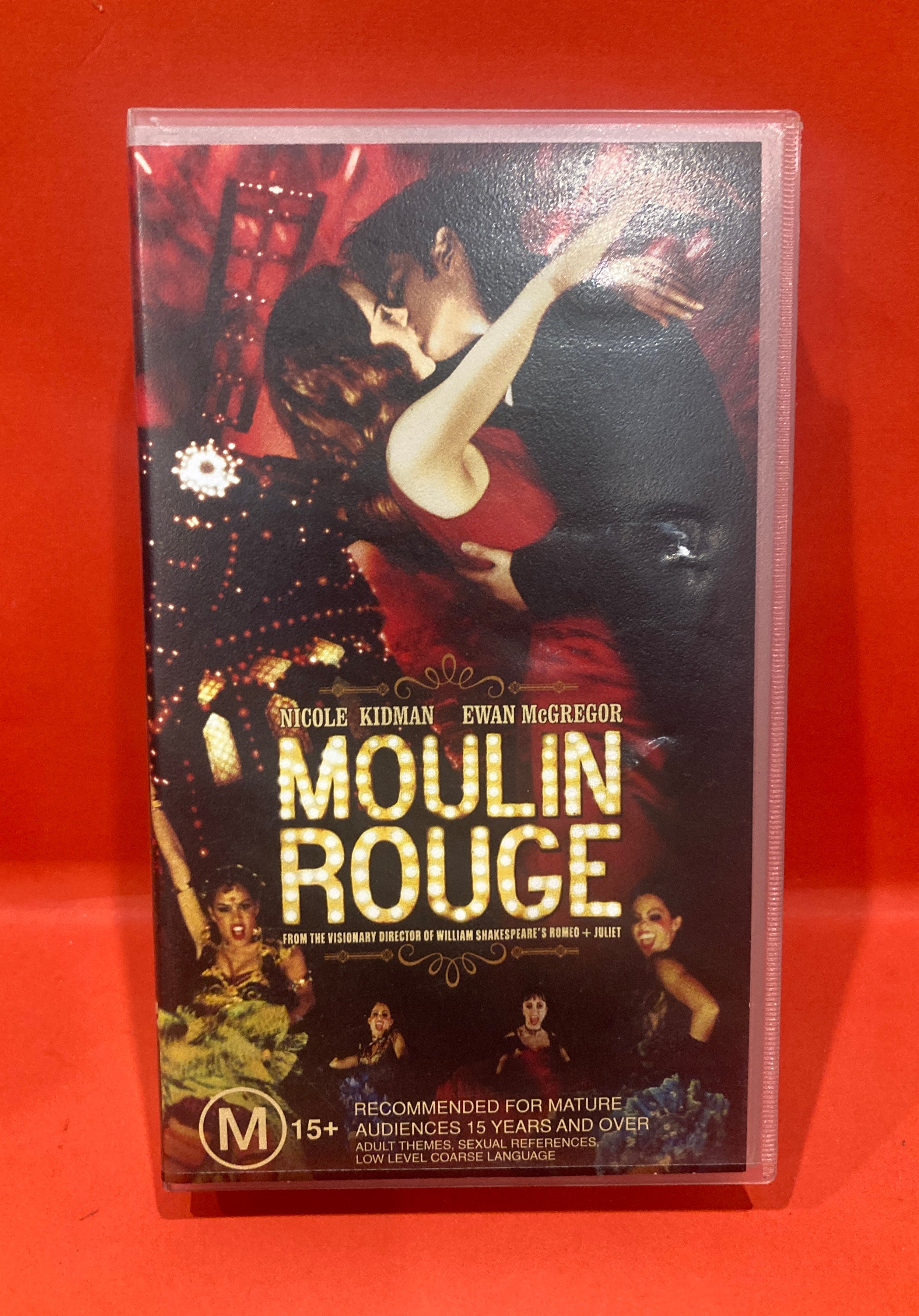 MOULIN ROUGE - VHS VIDEO - SEALED - BAZ LUHRMANN, NICOLE KIDMAN – Dixon ...