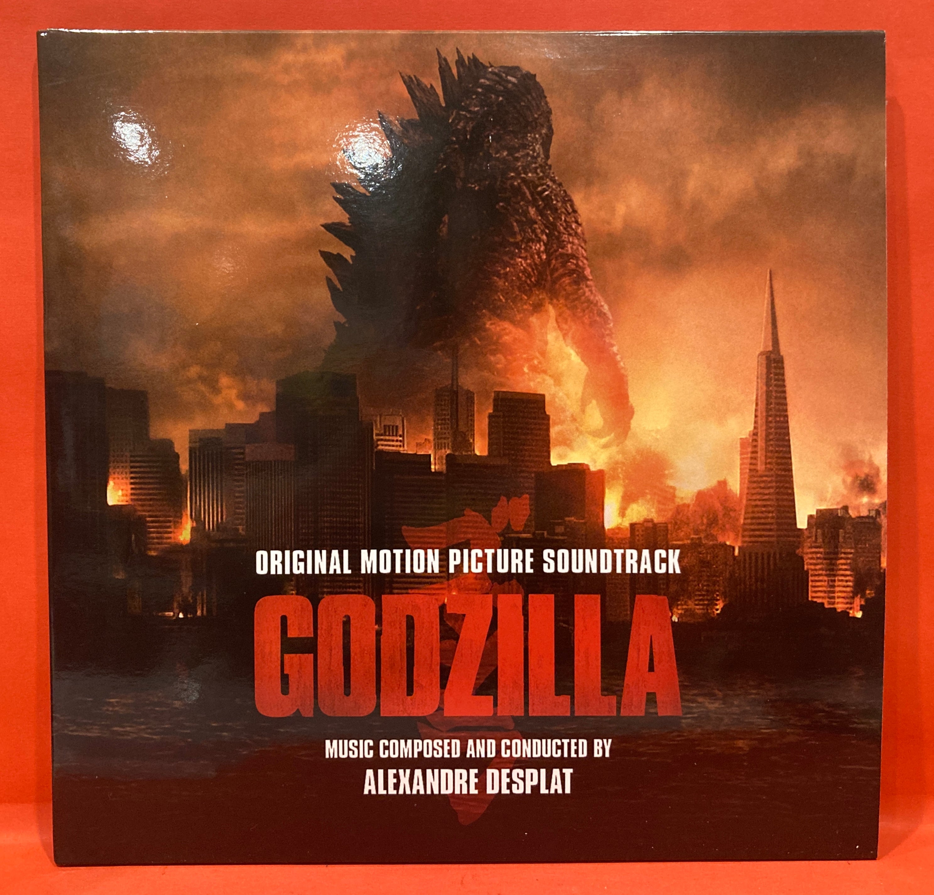 GODZILLA (ORIGINAL SOUNDTRACK) - ALEXANDRE DESPLAT 2X LP - RED VINYL O ...