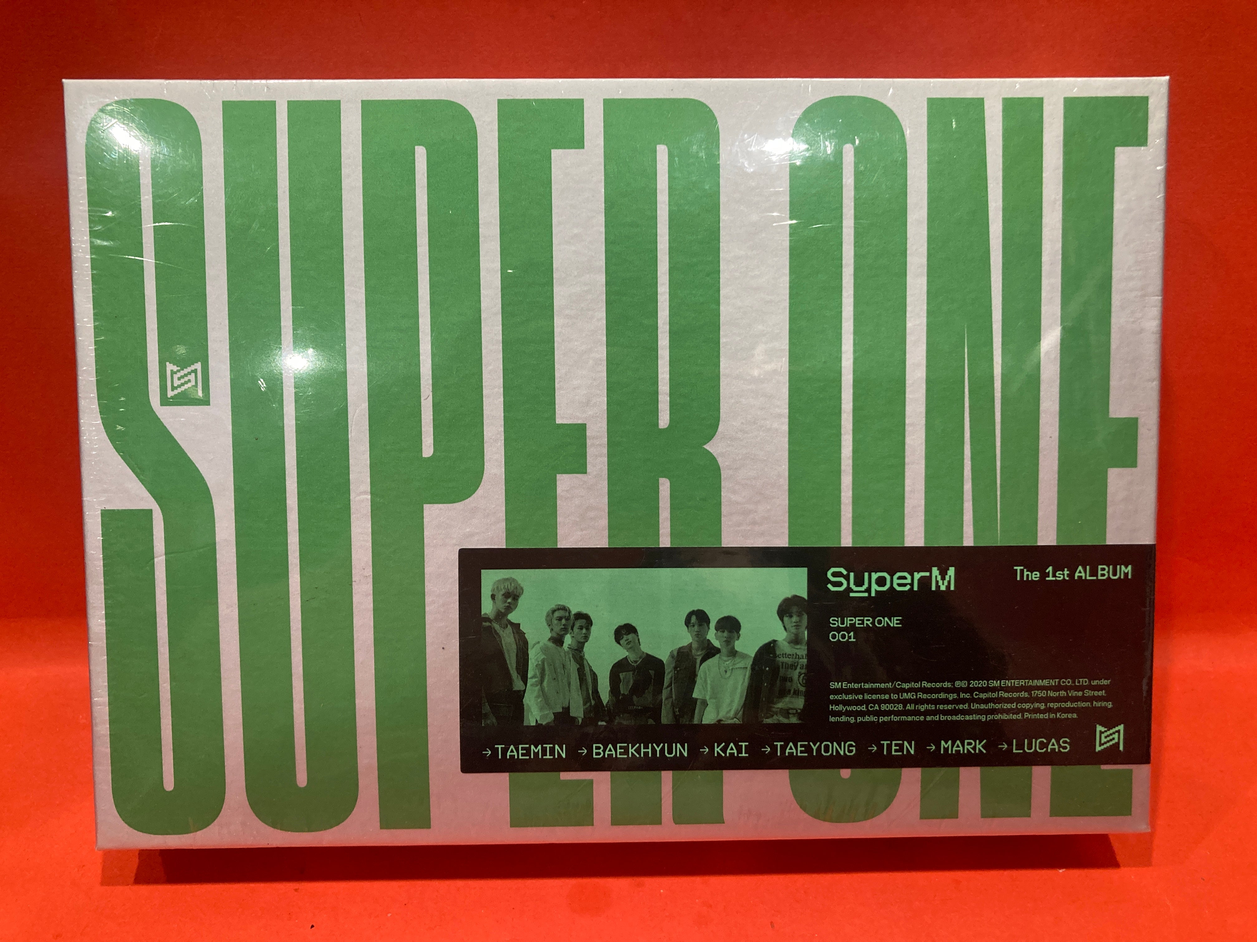 SUPERM - SUPER ONE - CD- DELUXE BOX SET EDITION- NEW/SEALED K-POP ...