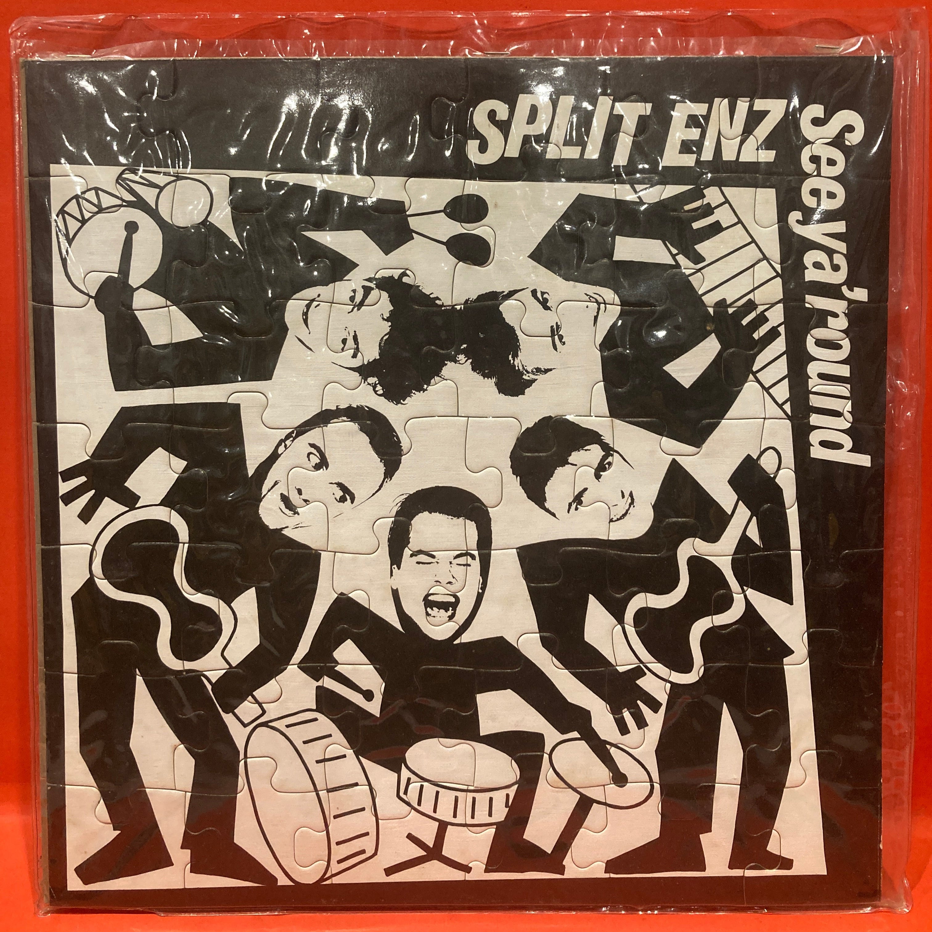 SPLIT ENZ- SEE YA ROUND - RARE PROMO JIGAW PUZZLE – Dixon Recycled Records