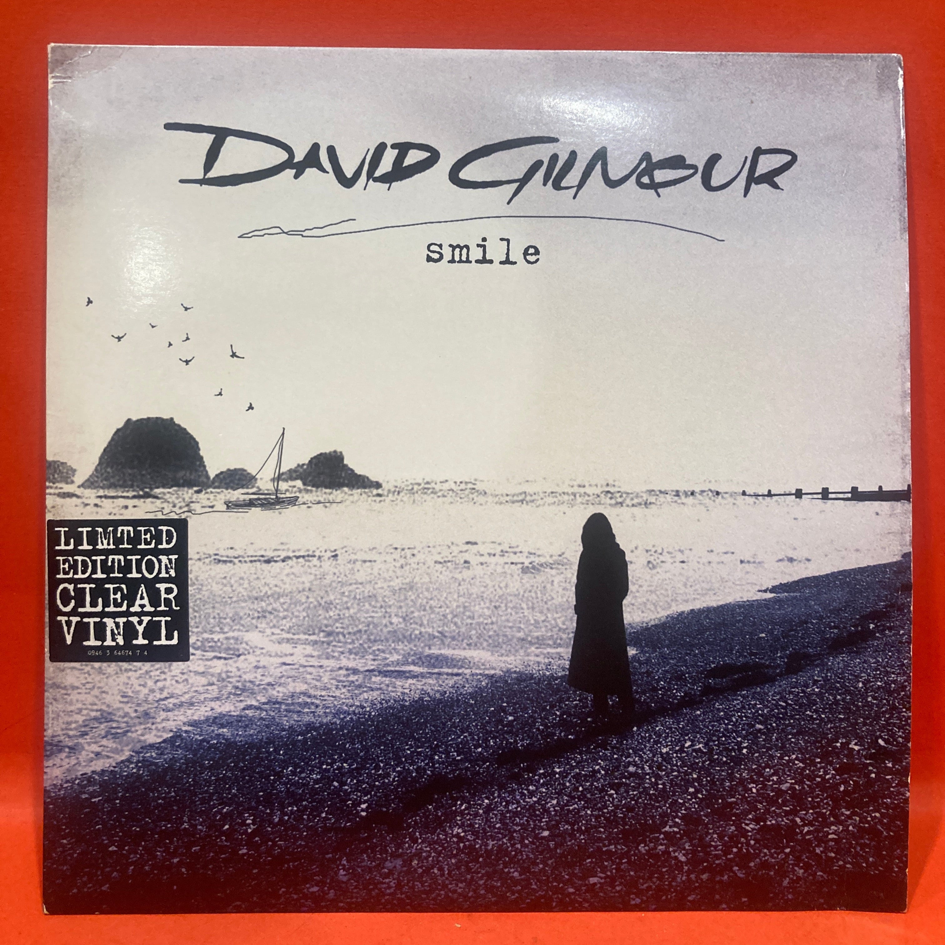 DAVID GILMOUR - SMILE - LTD ED CLEAR VINYL - 7" SINGLE – Dixon Recycled ...