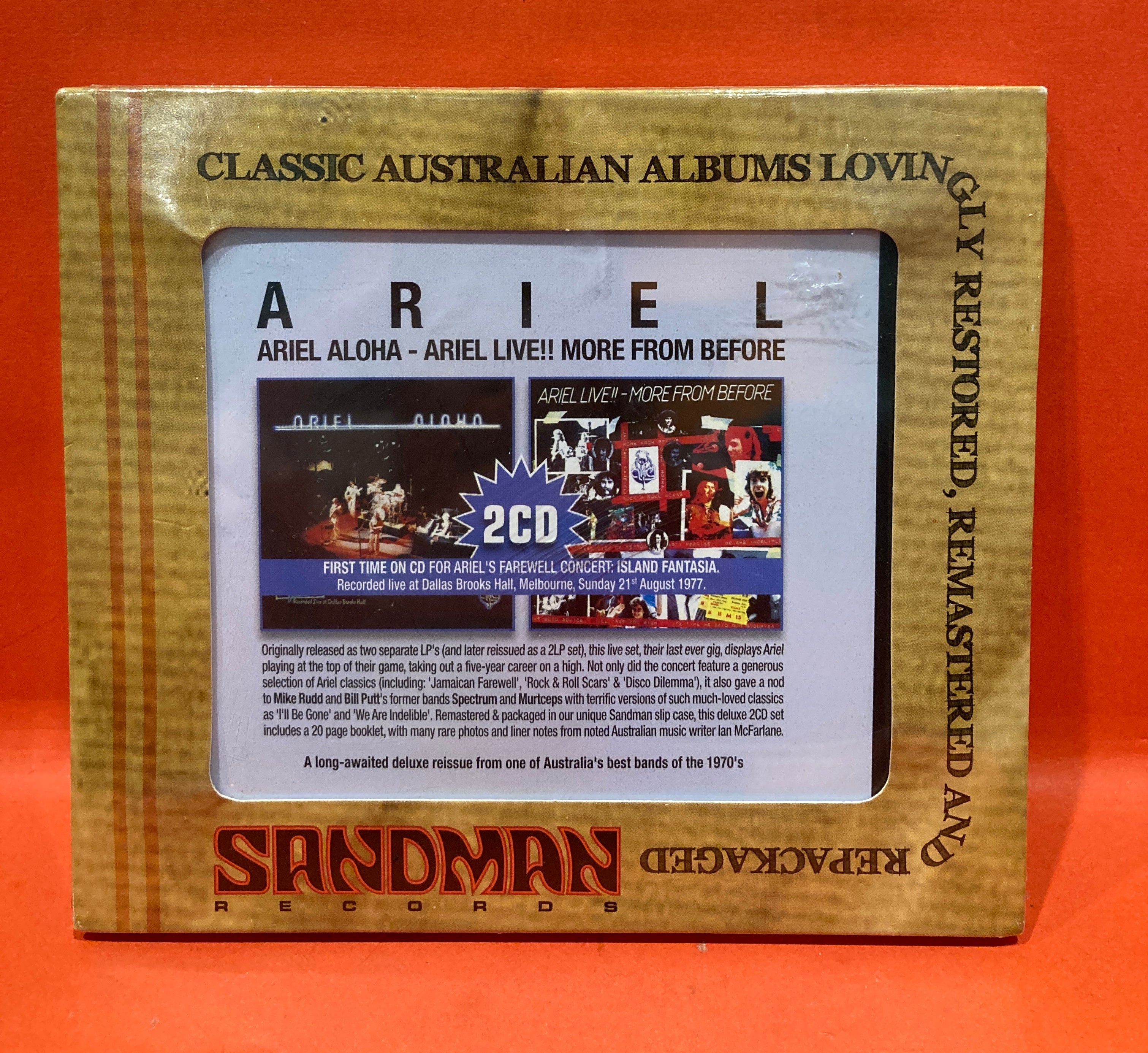 ARIEL - ALOHA + ARIELLIVE! MORE FROM BEFORE - 2XCD SET ( NEW/ SEALED ...