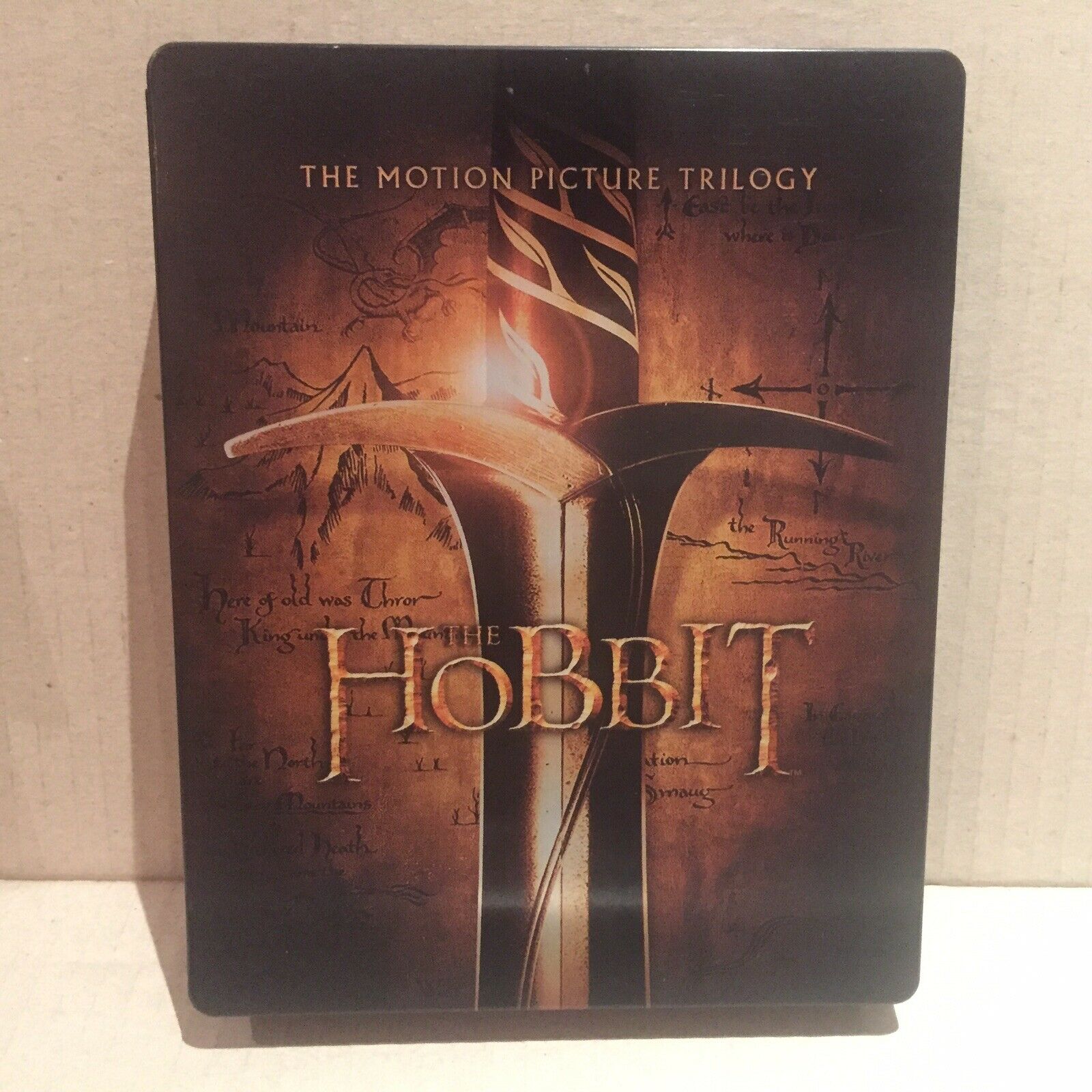 THE HOBBIT - 6 DISC BLU RAY STEEL BOOK LTD ED - J. R. TOLKEIN USED ...