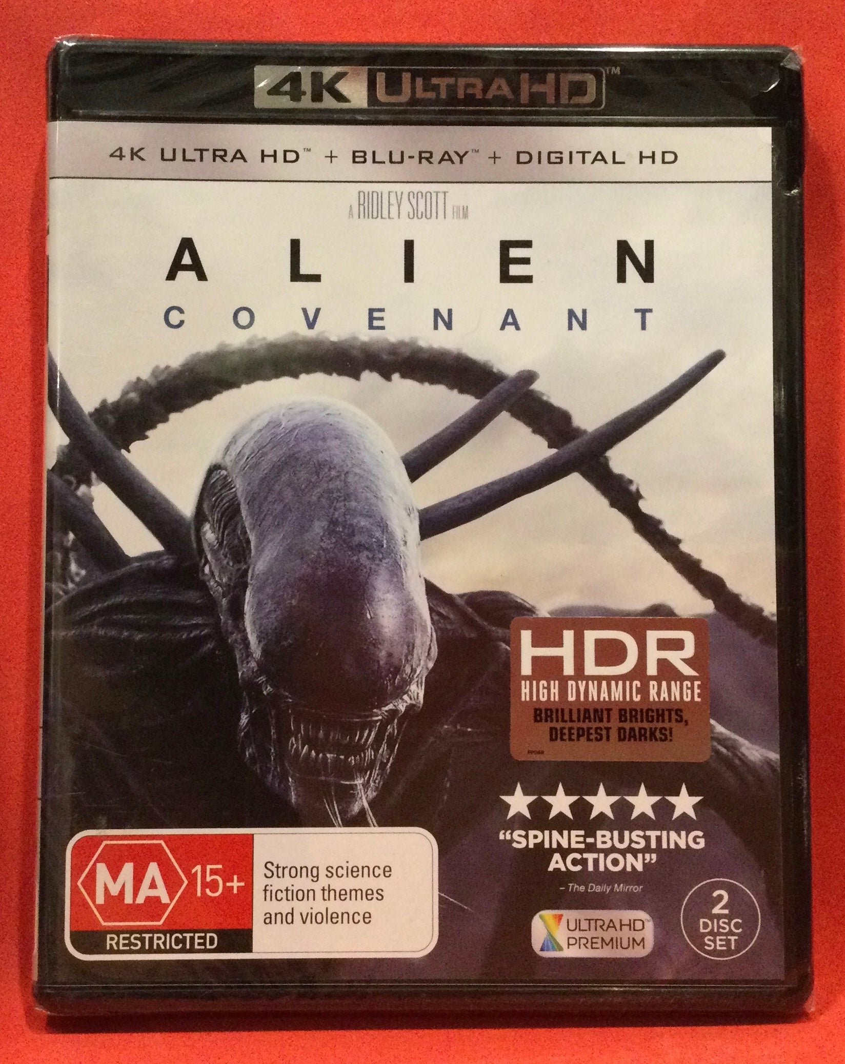 ALIEN COVENANT - 4K ULTRA HD + BLU-RAY (SEALED) – Dixon Recycled Records