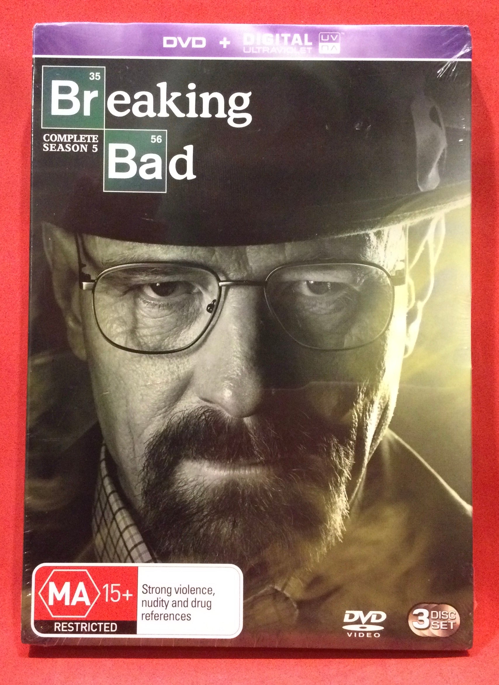 BREAKING BAD - COMPLETE SEASON FIVE - 3 DVD DISCS (SEALED) – dixonrecycled