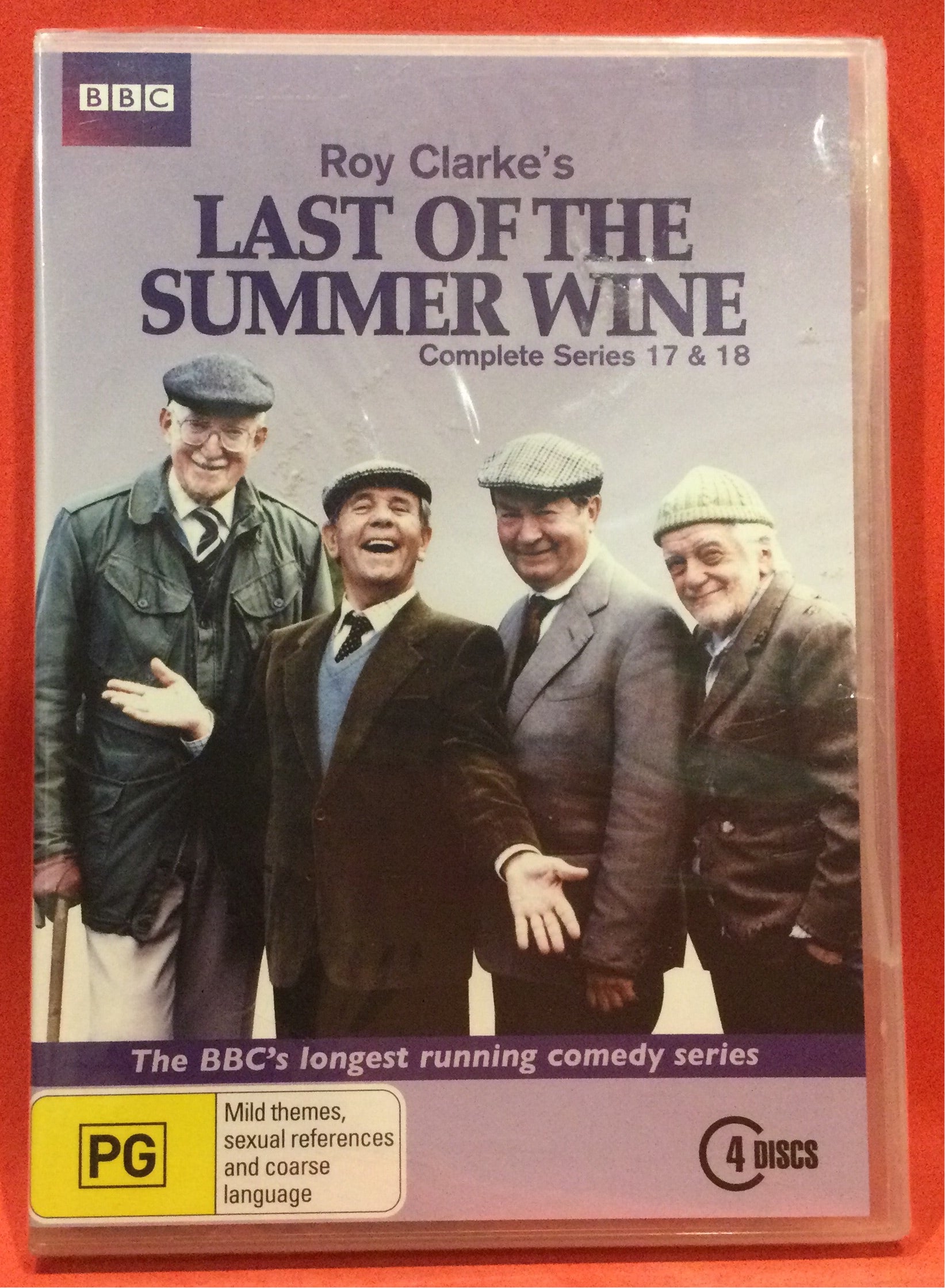 LAST OF THE SUMMER WINE - COMPLETE SERIES 17 & 18 - 4 DVD DISCS (SEALE – dixonrecycled