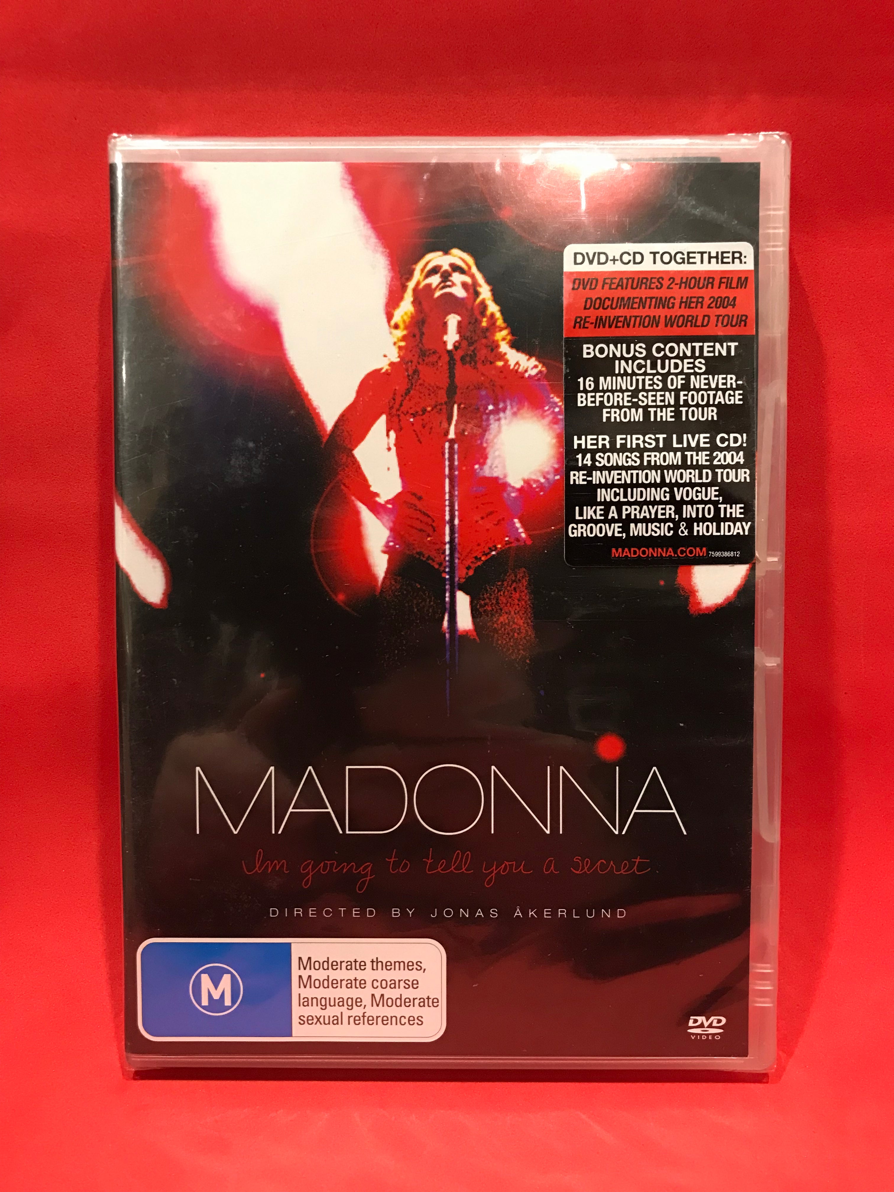 MADONNA - I'M GOING TO TELL YOU A SECRET - DVD + CD (SEALED) – Dixon ...